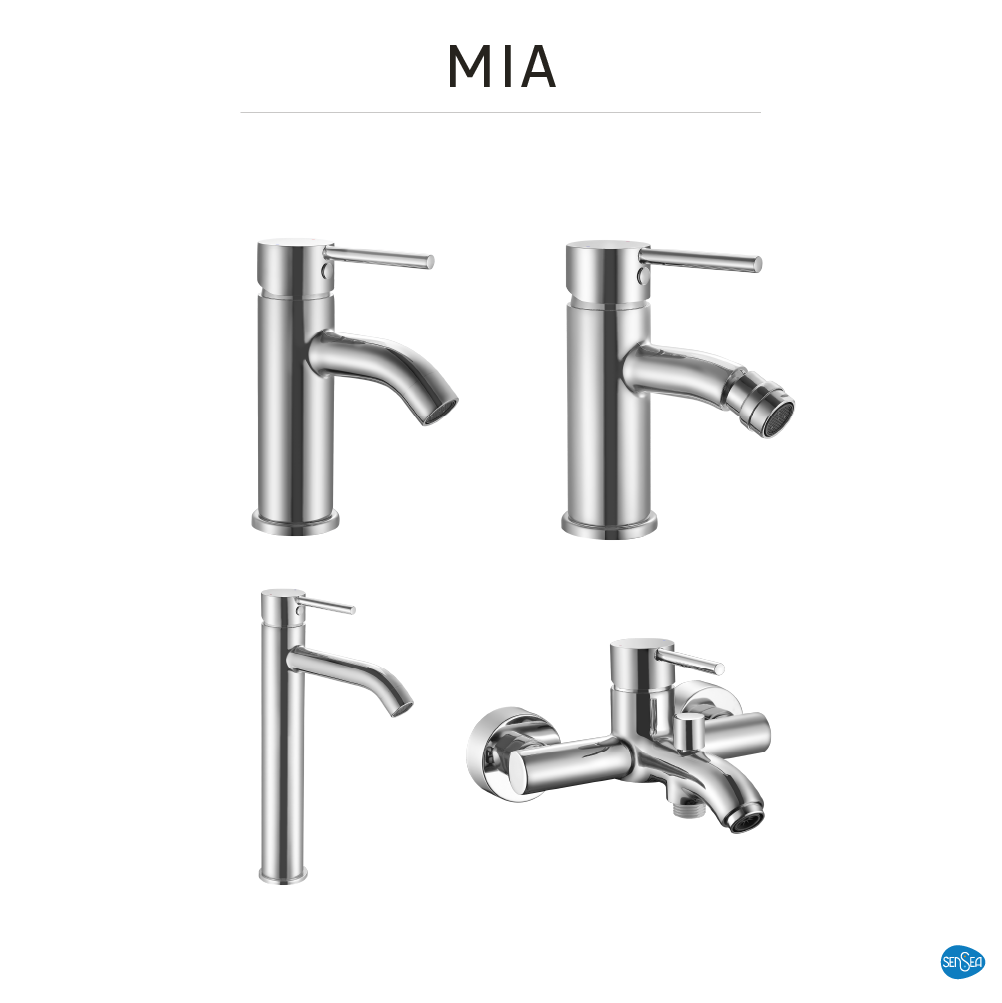 Grifo lavabo SENSEA Mia cromo | Leroy Merlin