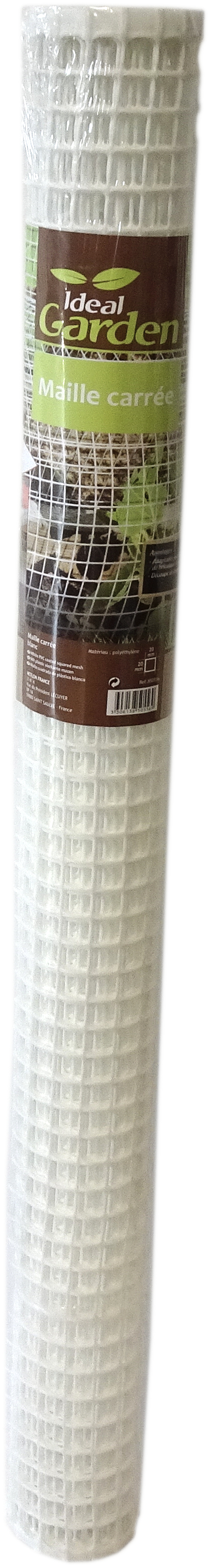 Grillage rouleau polyéthylène blanc, Idéal Garden H.1 x L.3 m | Leroy ...