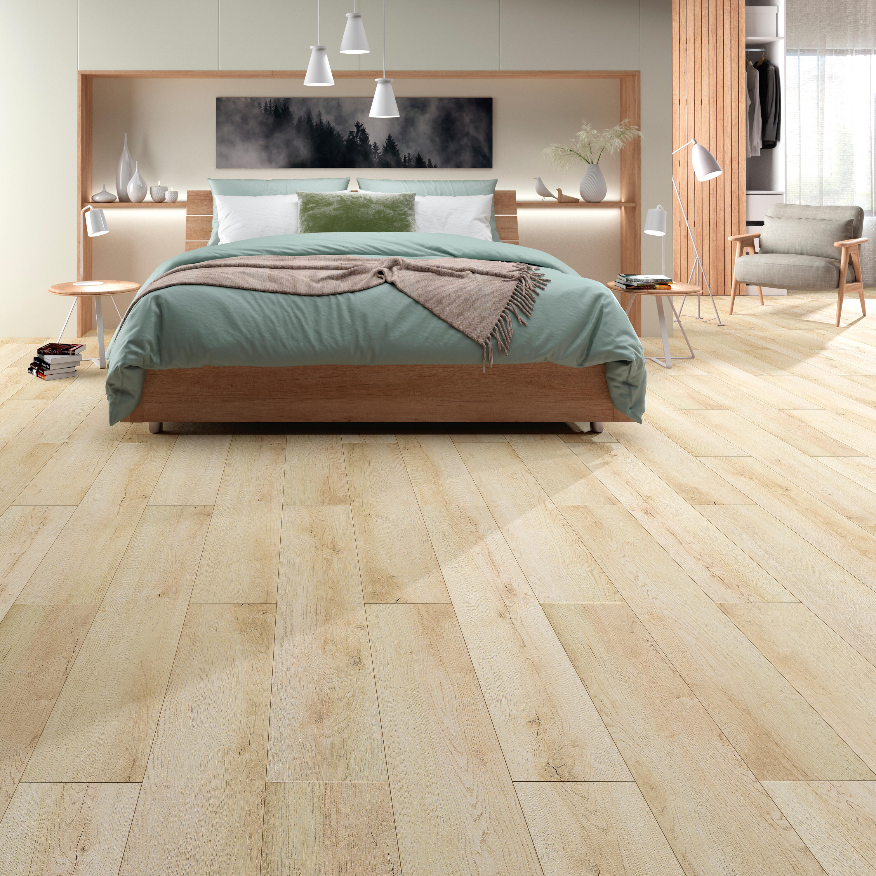 Sol stratifié intenso CREATIV LINE giulia, Ep.12 mm | Leroy Merlin