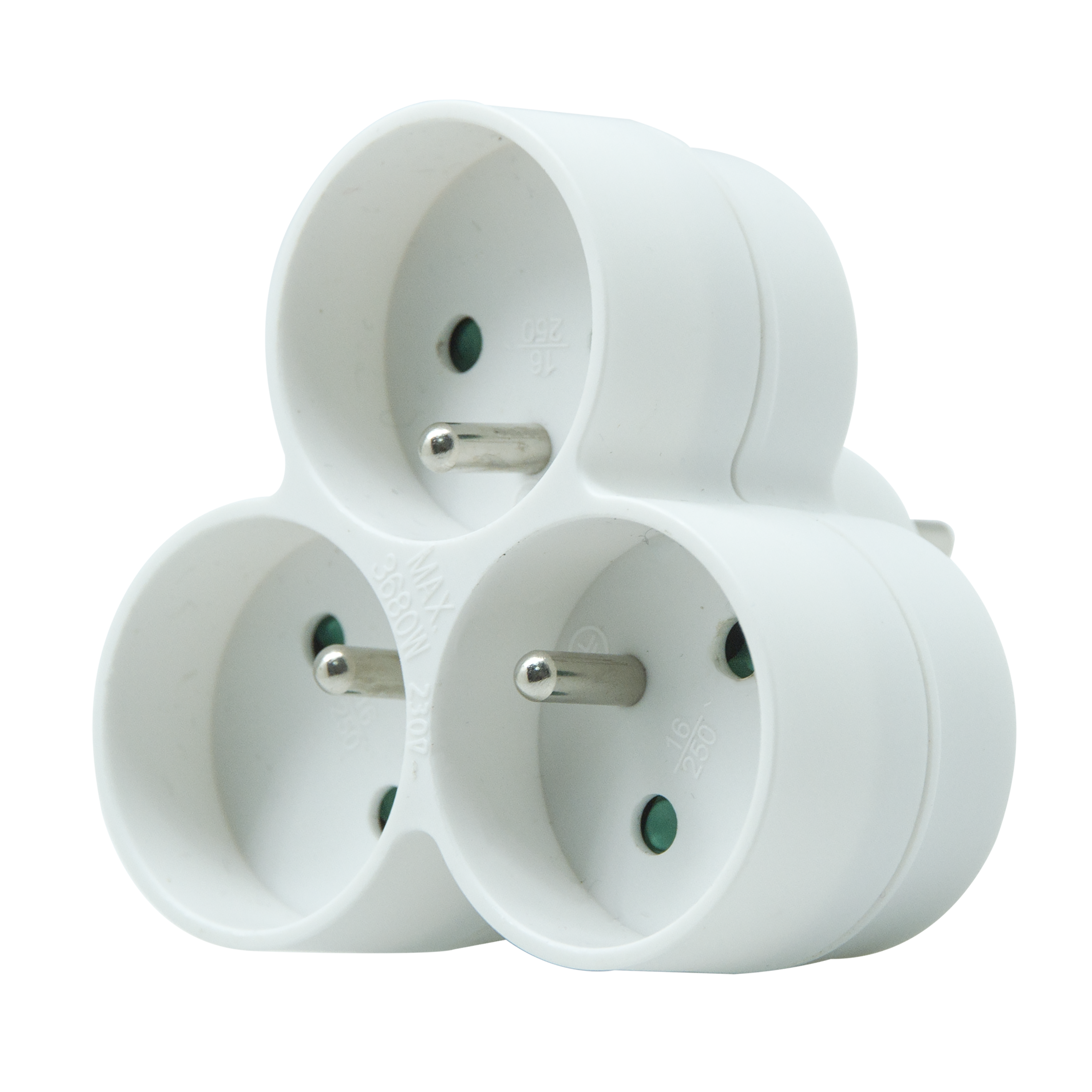 Triplite murale, 3 prises 16A, blanc | Leroy Merlin