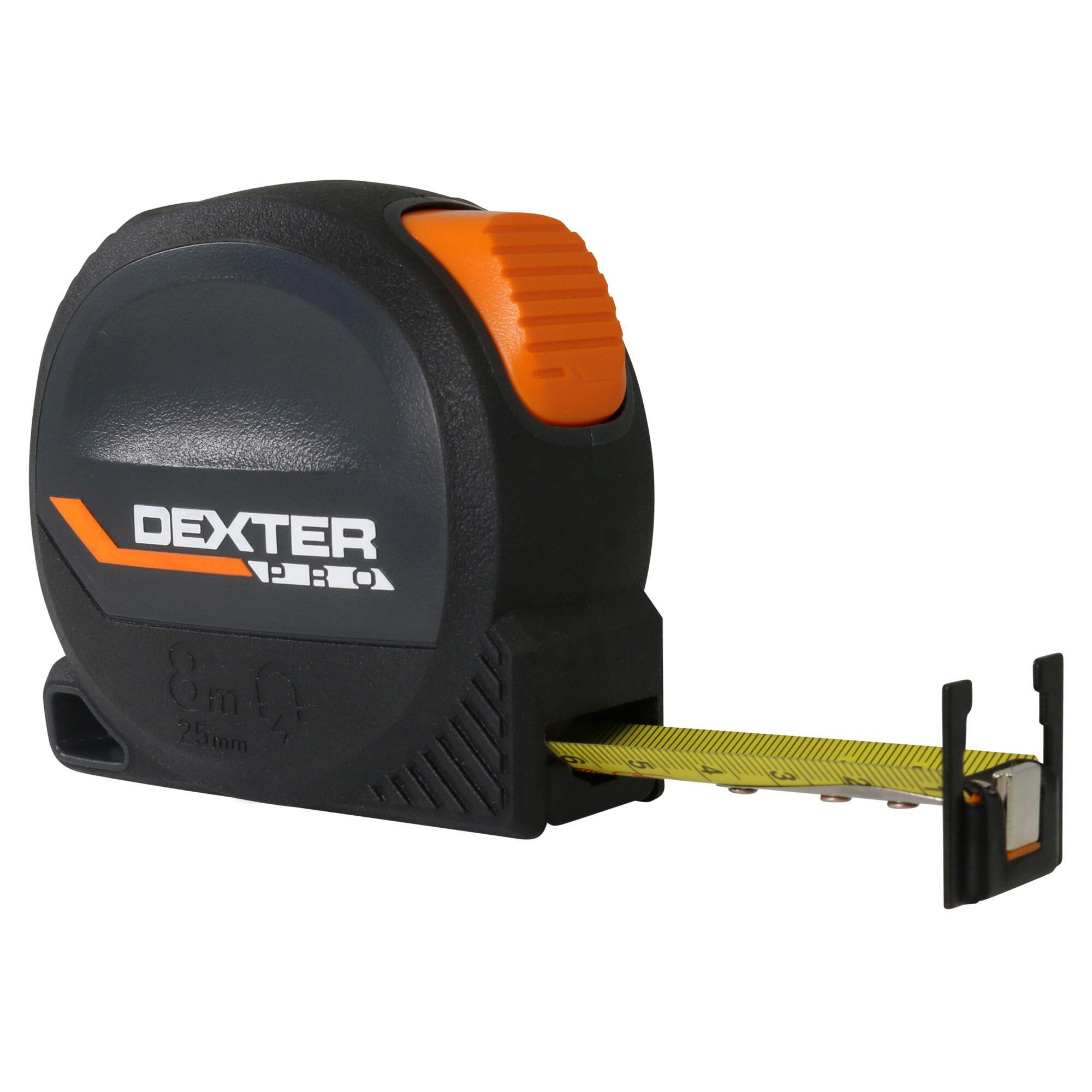 Flexómetro 8mx25mm DEXTER PRO | Leroy Merlin