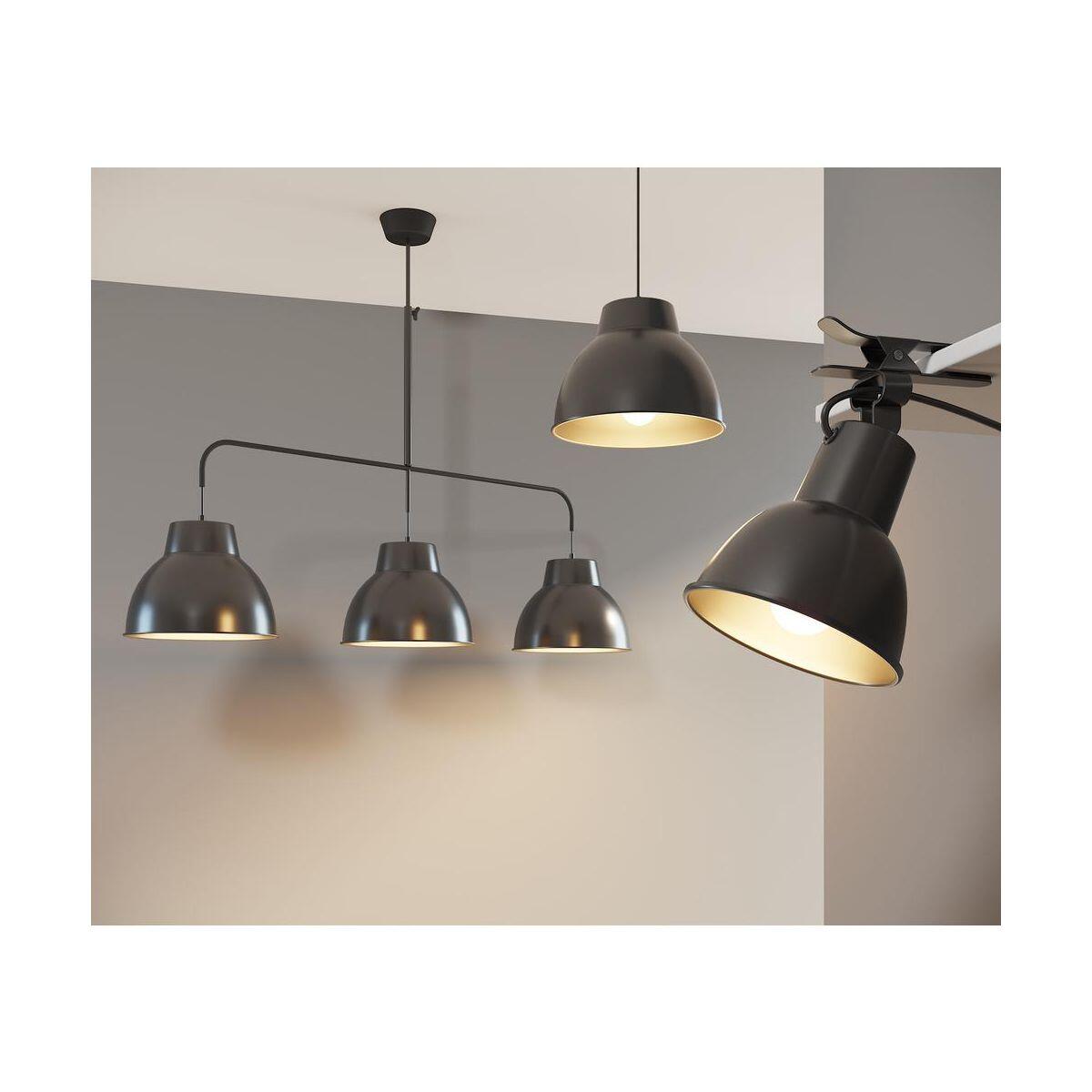 Lampadario Industriale Mezzo nero E27 Ø45cm INSPIRE | Leroy Merlin