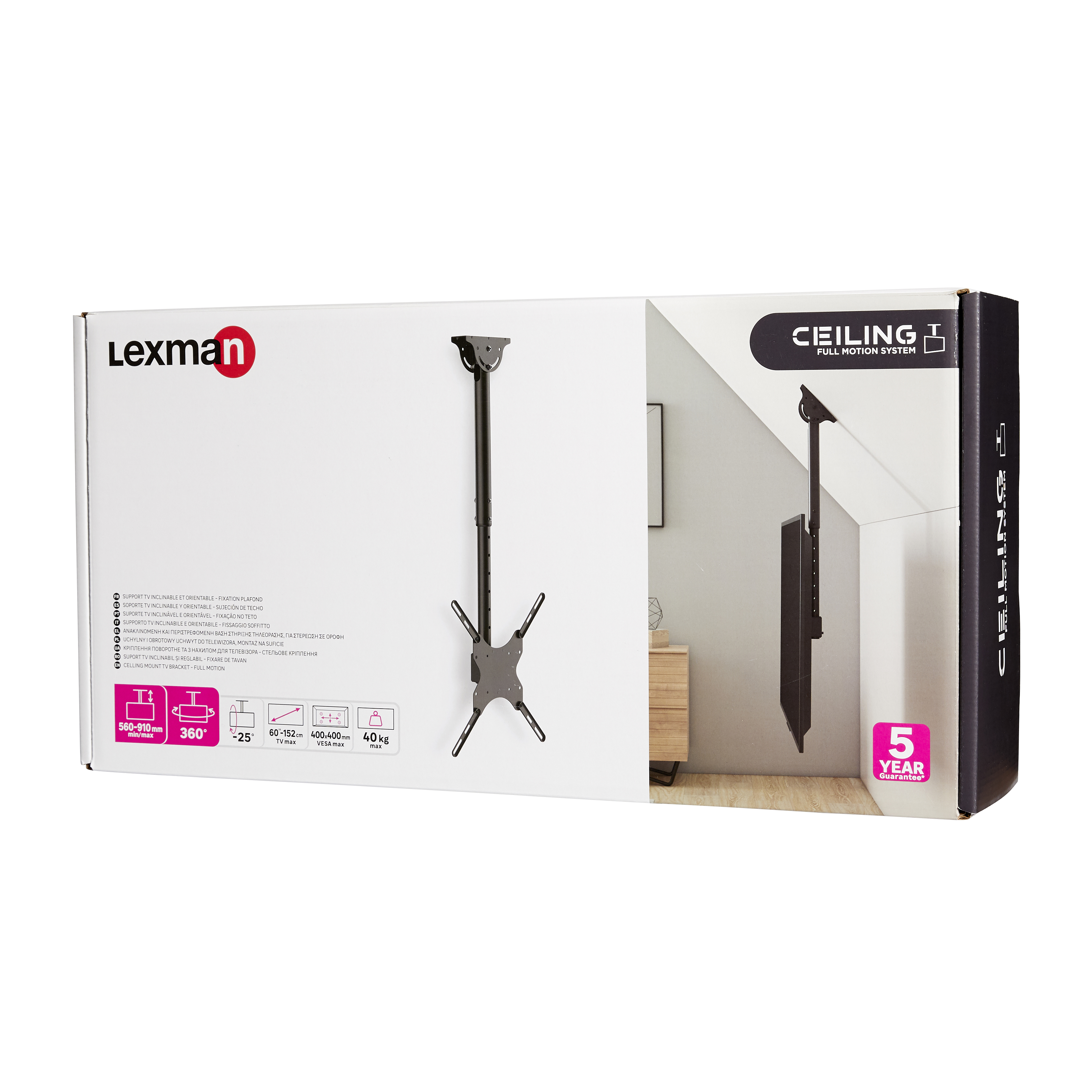 Supporto tv a soffitto LEXMAN mobile | Leroy Merlin