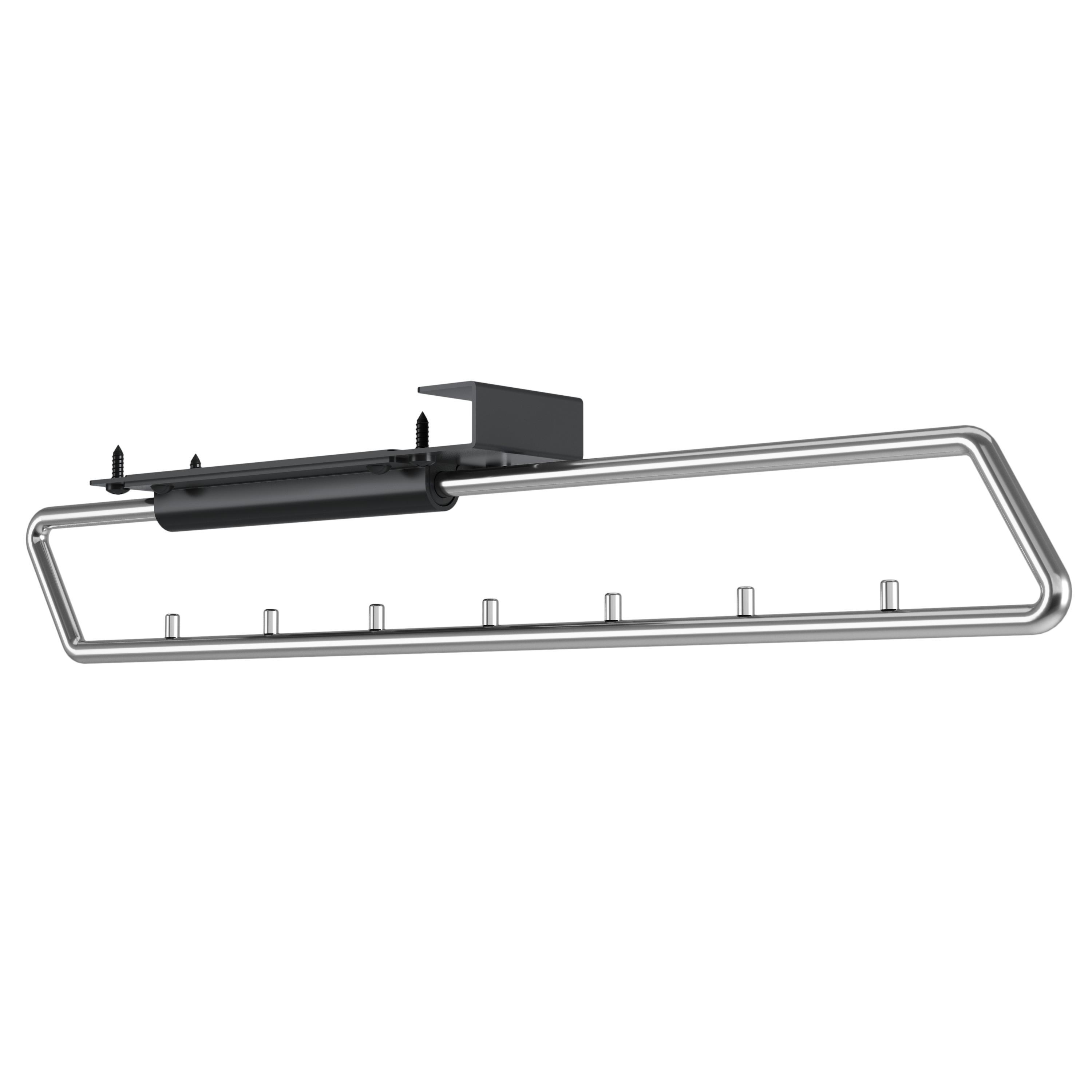 Support cintres SPACEO Gris / argent 15 cintres H.7.9 | Leroy Merlin