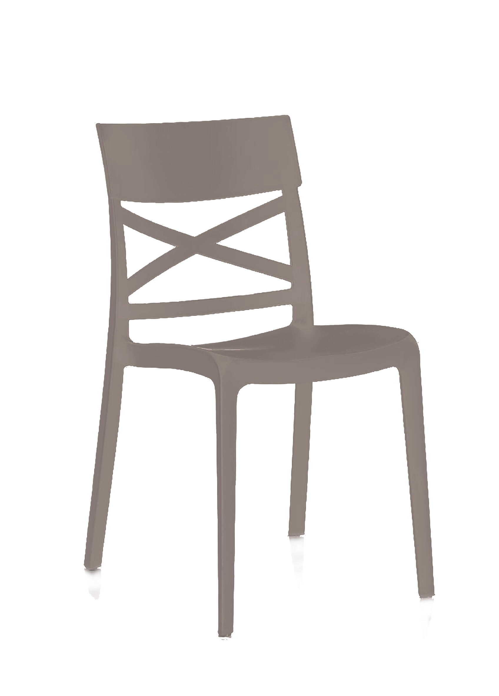 Sedia da giardino in polipropilene London Cross NEW GARDEN, seduta in ...