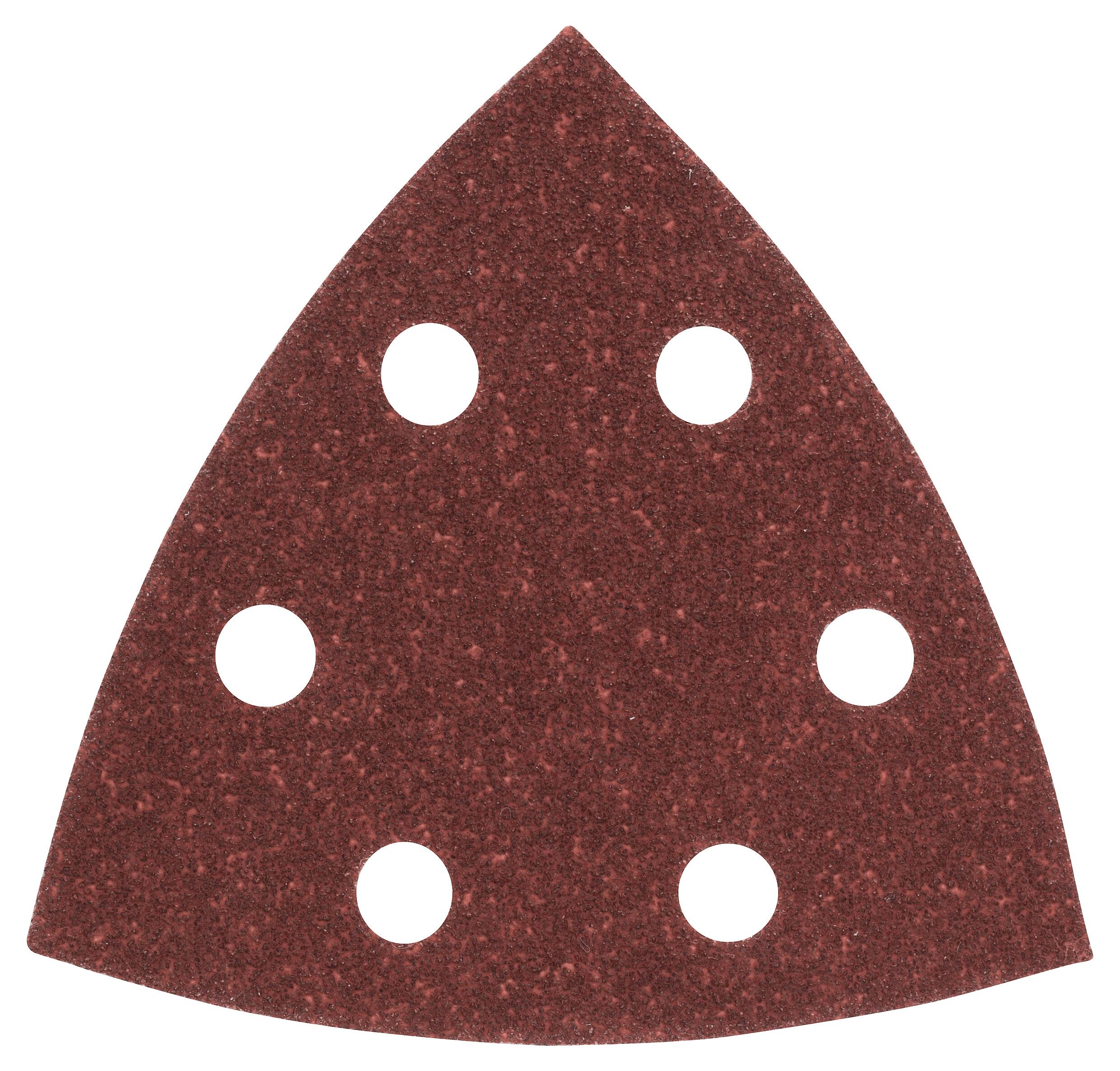 5 feuilles abrasives pour ponceuse delta BOSCH, 93 mm grains 80 | Leroy ...