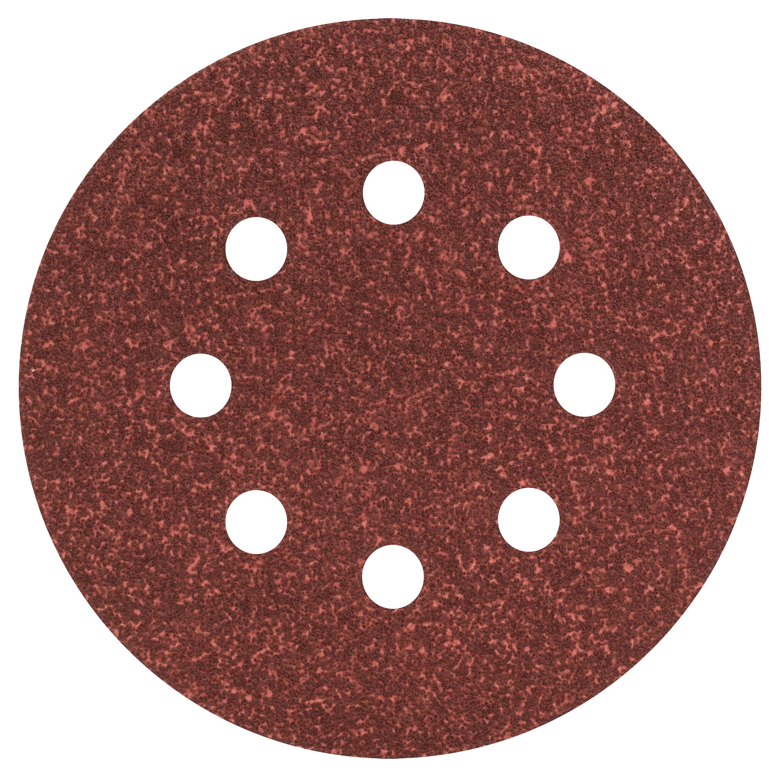 Lot de 5 disques abrasifs pour ponçeuse excentrique Diam.125 mm grain ...