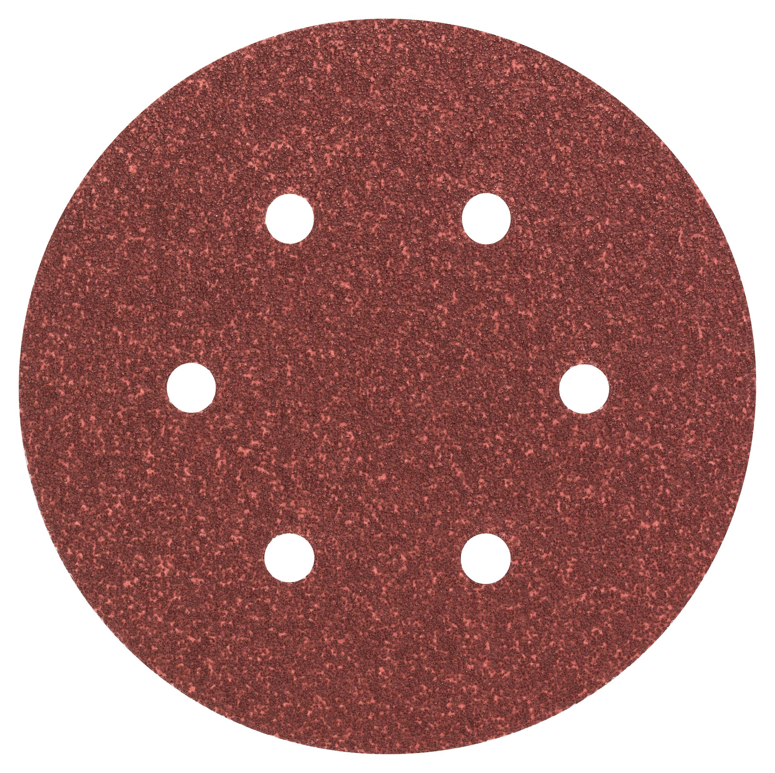 5 disques abrasifs pour ponceuse excentrique BOSCH, 150 mm grains 60 ...