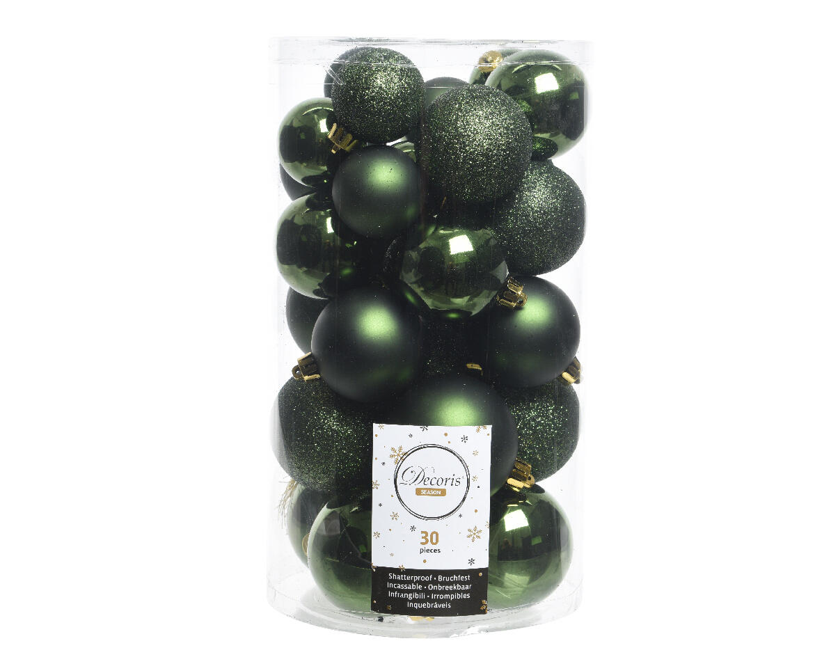 Kit 30 boules plastique vert | Leroy Merlin