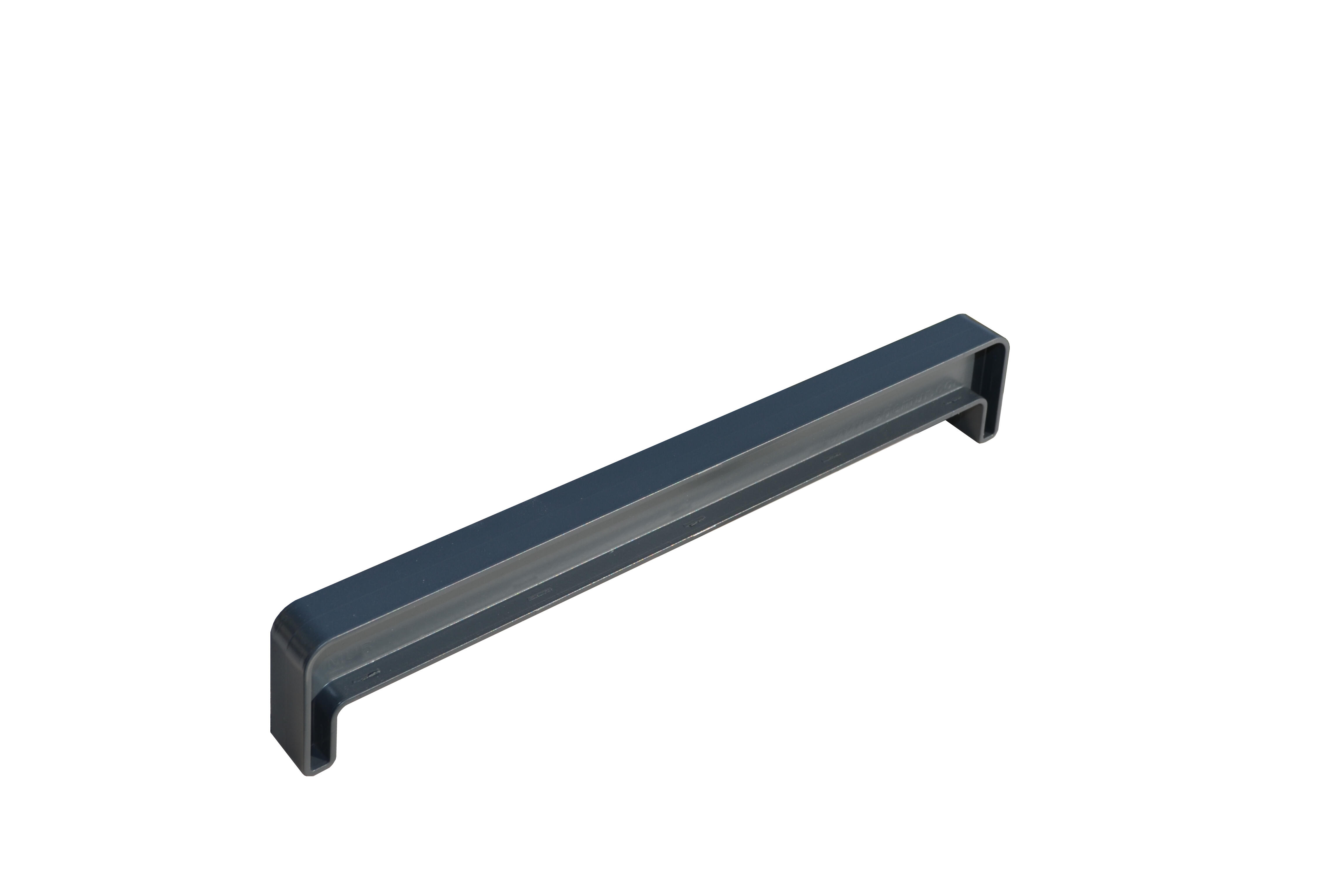 Eclisse couvre-mur plat, anthracite sable, L. 27 cm, FINIBEAU | Leroy ...