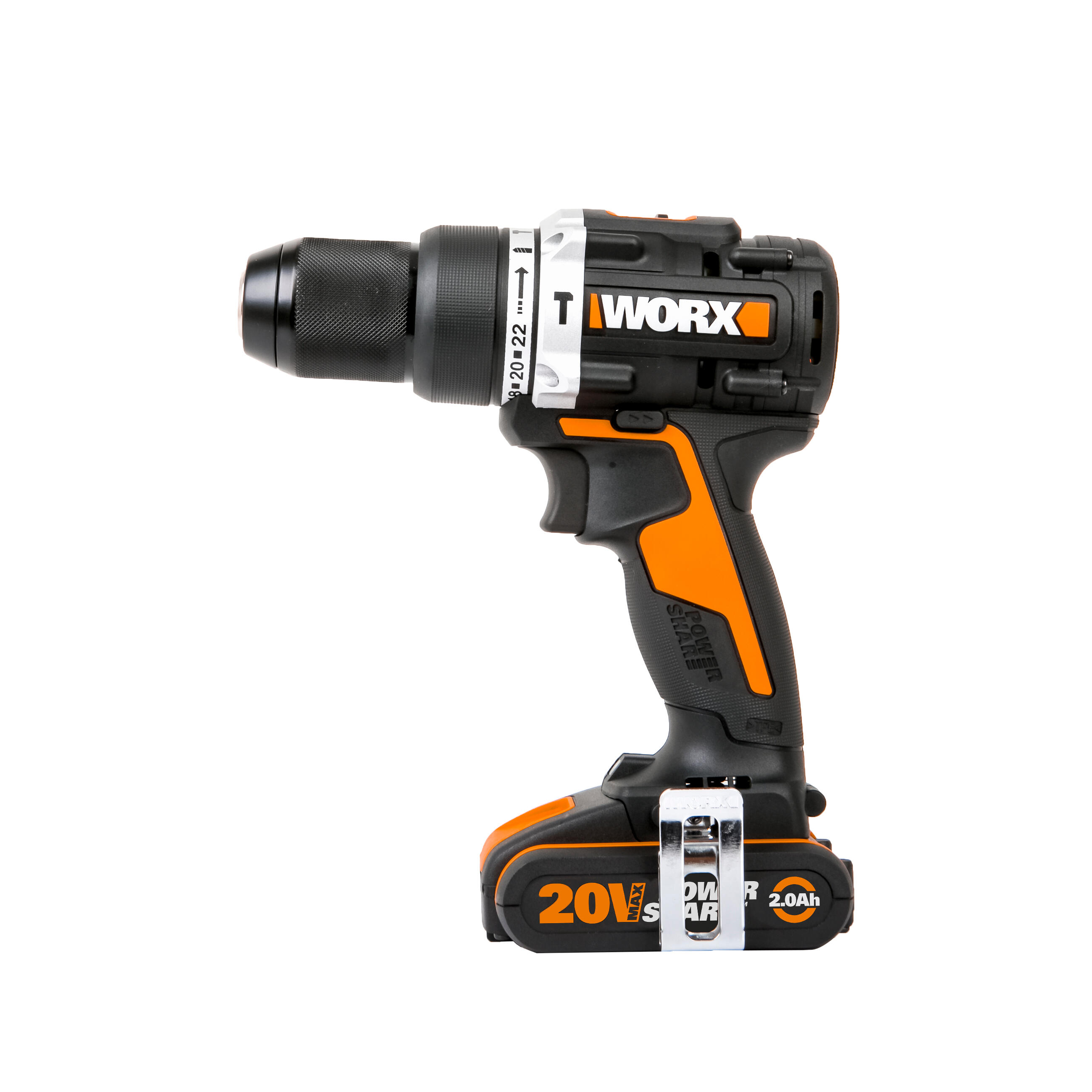 Perceuse à percussion Brushless 20V WORX NITRO, WX352.3 (1 batterie 2Ah ...