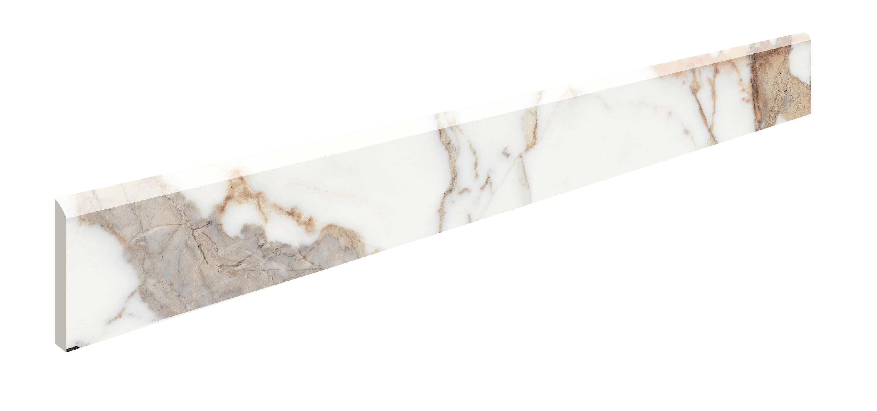 Lot de 2 plinthes Rimini, blanc or, Ht. x L. 80 cm, Ep.10 mm | Leroy Merlin