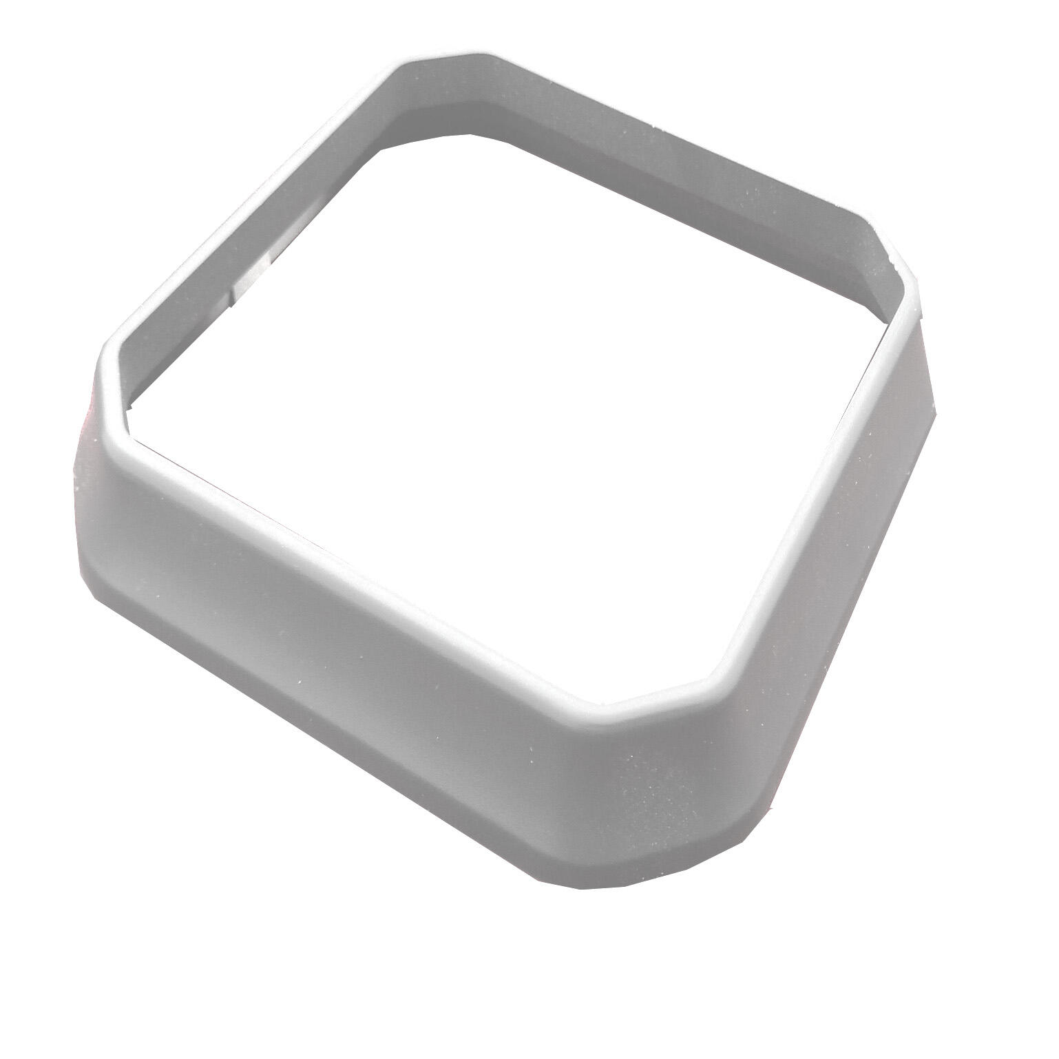 Embase poteau angle PVC CLEA blanc, H.1 cm | Leroy Merlin