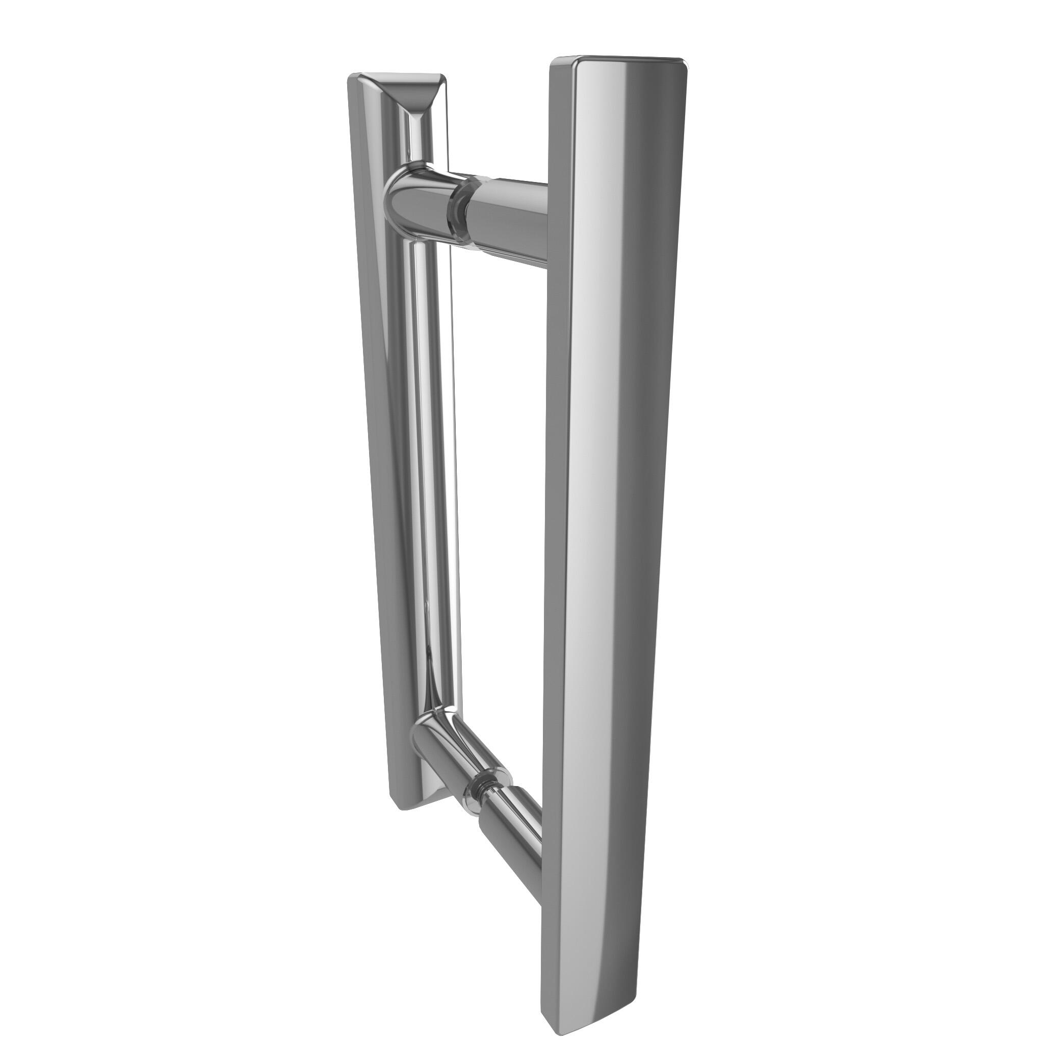 Porte de douche pivotante gauche et paroi latérale, chromé 80 cm + 80 ...