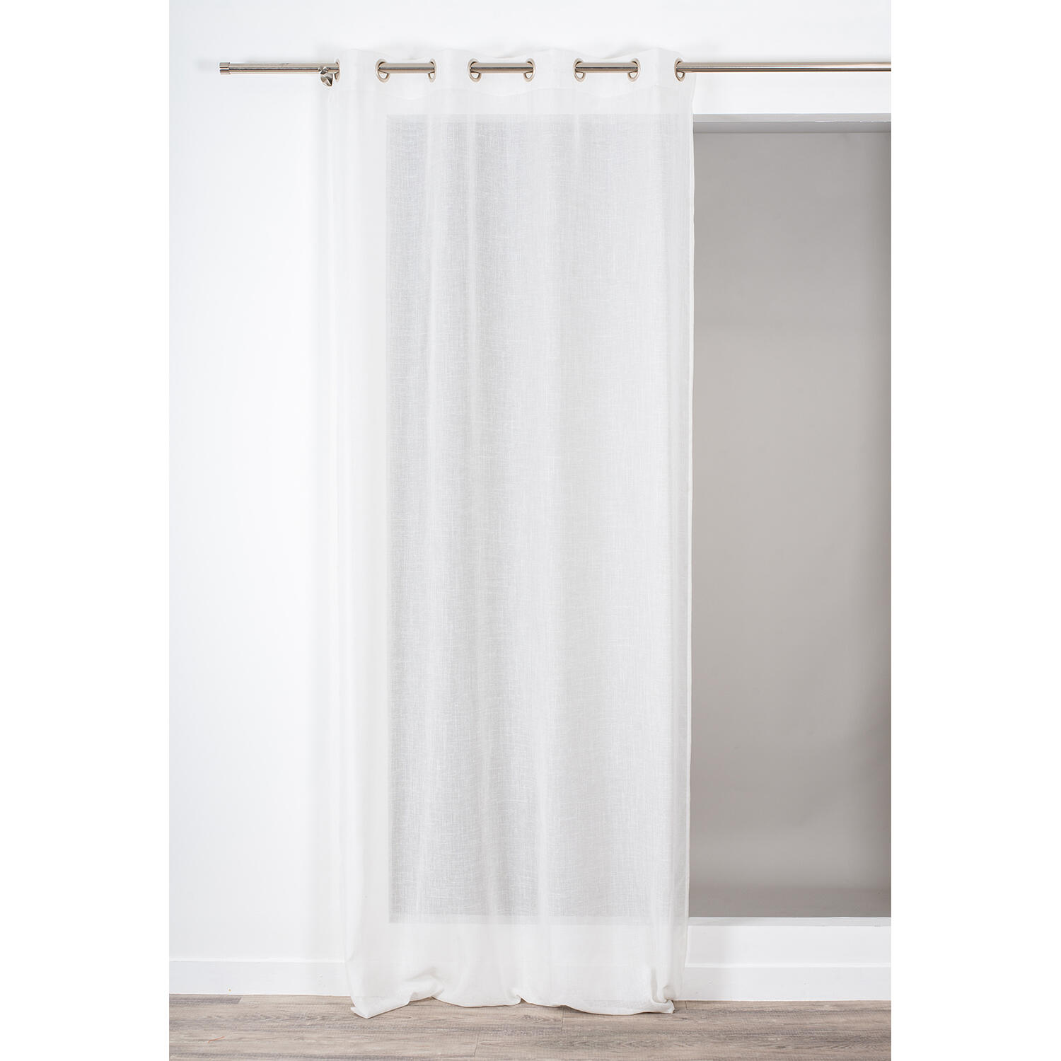 Voilage tamisant, Heidi, blanc H.300 x l.140 cm | Leroy Merlin