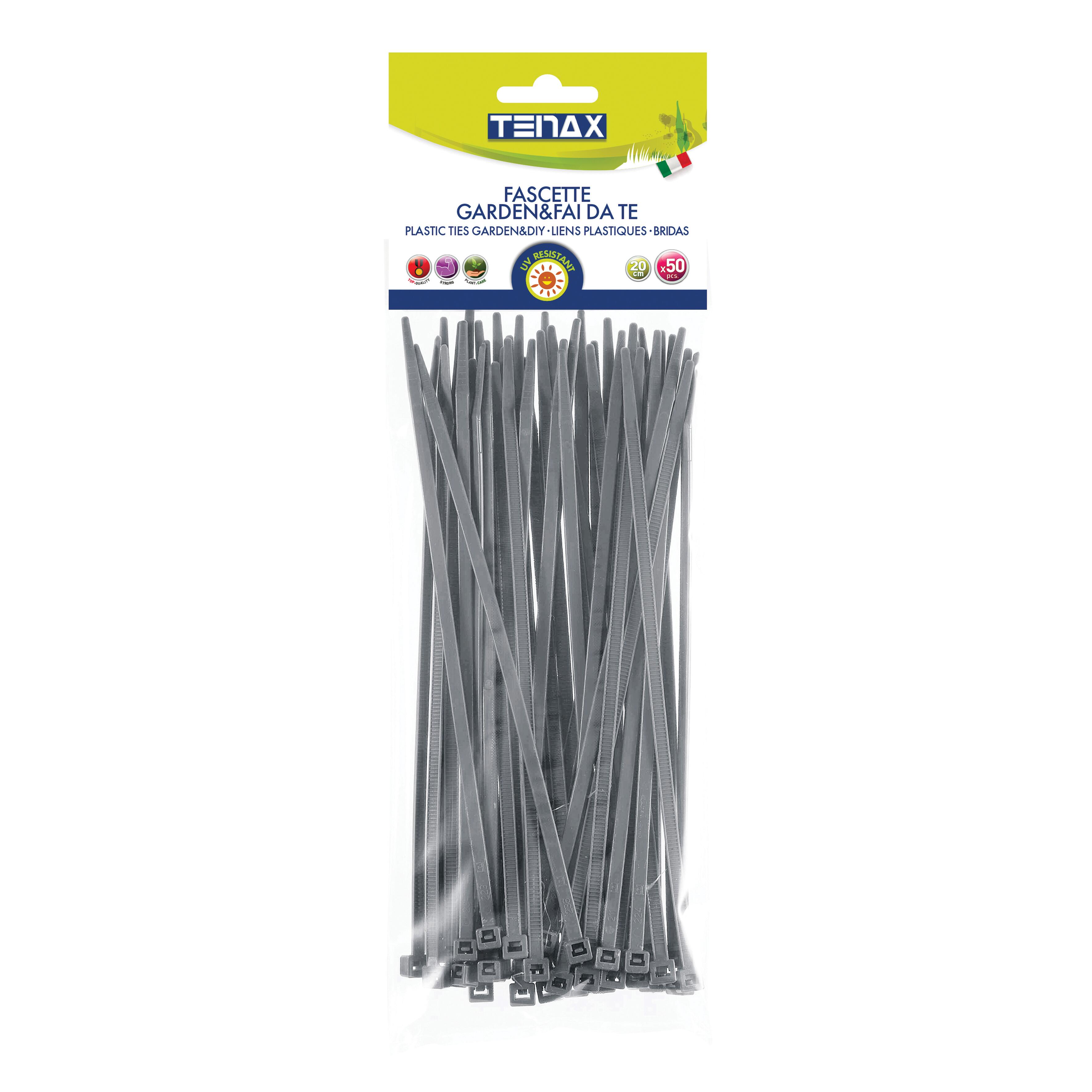 Fascetta Garden grigio / argento 50 pezzi | Leroy Merlin