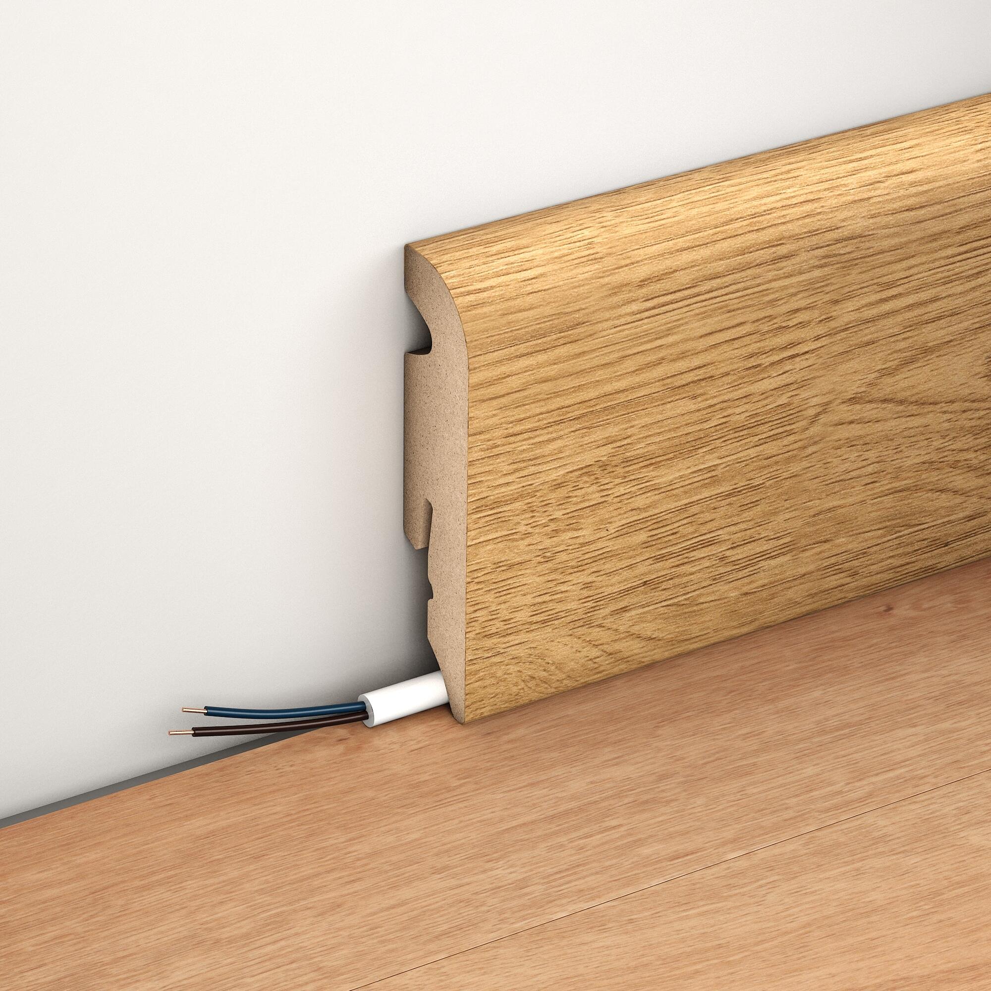 Plinthe mdf, décor 52, H. 5.8 x L. 2.4 m, Ep.15 mm ARTENS | Leroy Merlin