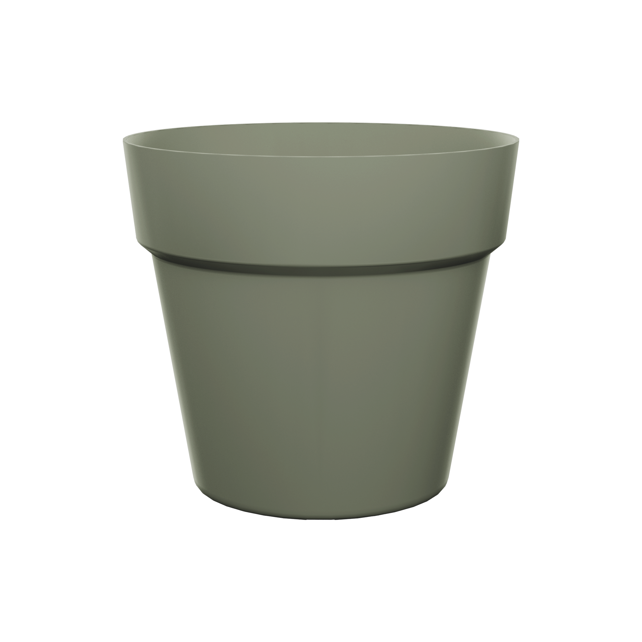 Pot polypropylène NATERIAL Naterial round 47 olive green Diam.47 L.47 x ...