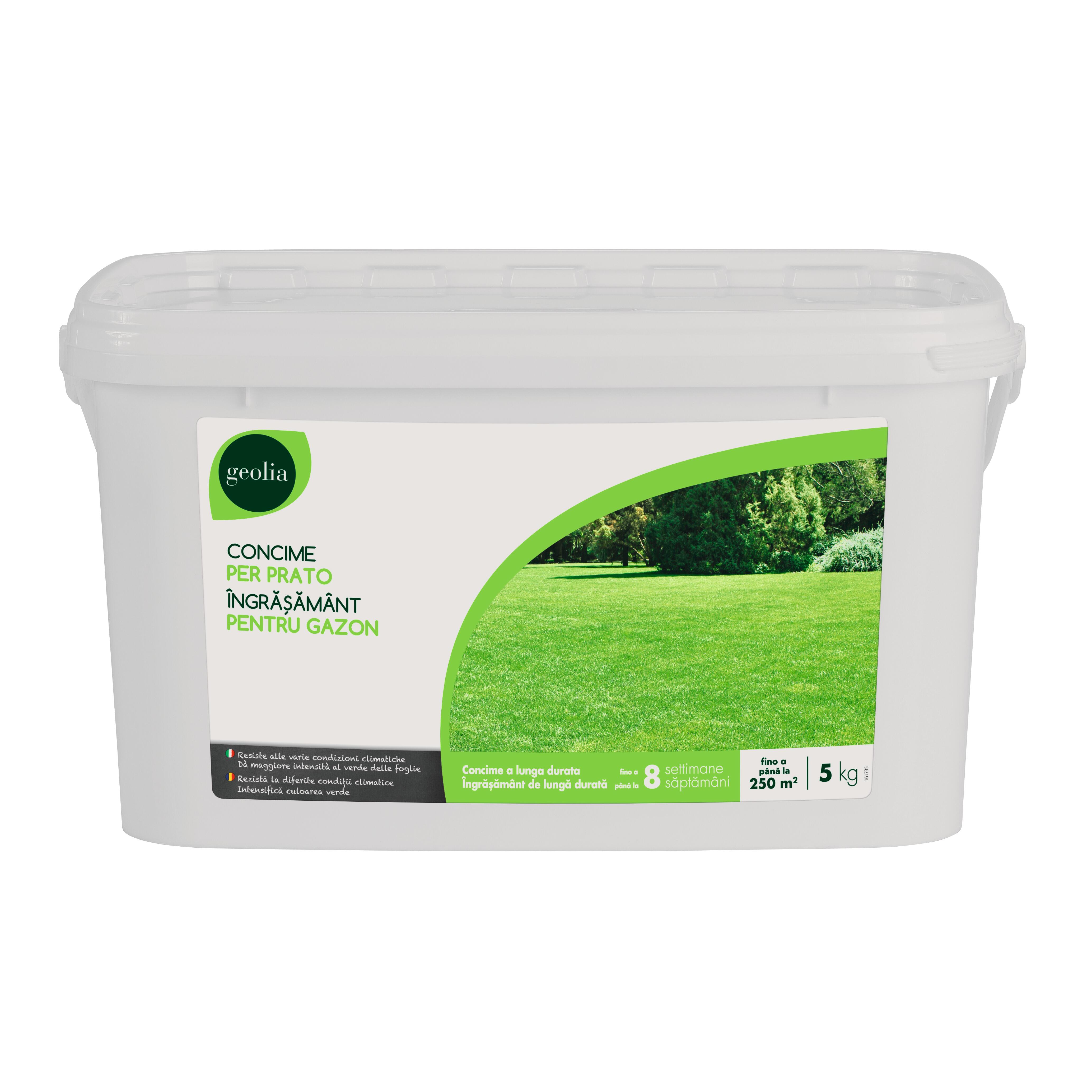 Concime granulato GEOLIA Abono cesped org. 5 kg | Leroy Merlin