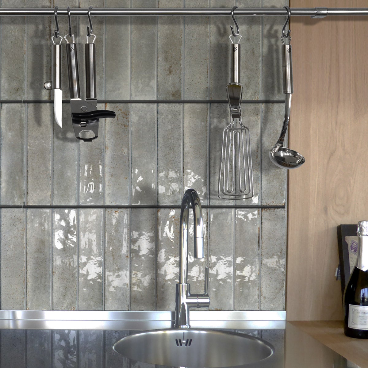 Listello in alluminio Oral 9005 L 60 x L 0.5 cm nero | Leroy Merlin