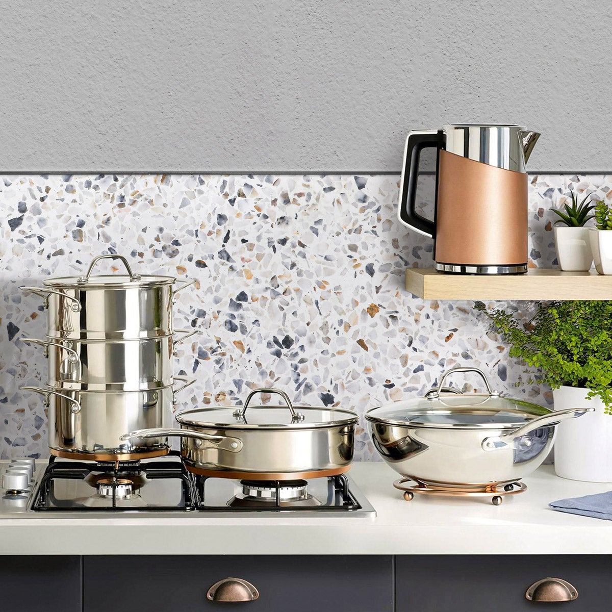 Listello in alluminio LISTELLO MIC ANTRACITE L 60 x L 0.6 cm antracite ...