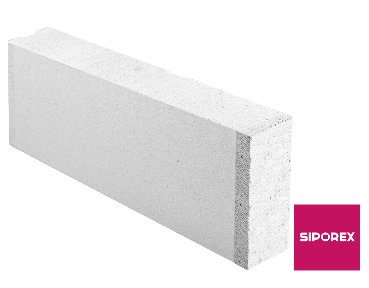 Bloque de Hormigón celular SIPOREX 62.5x25x10 cm | Leroy Merlin
