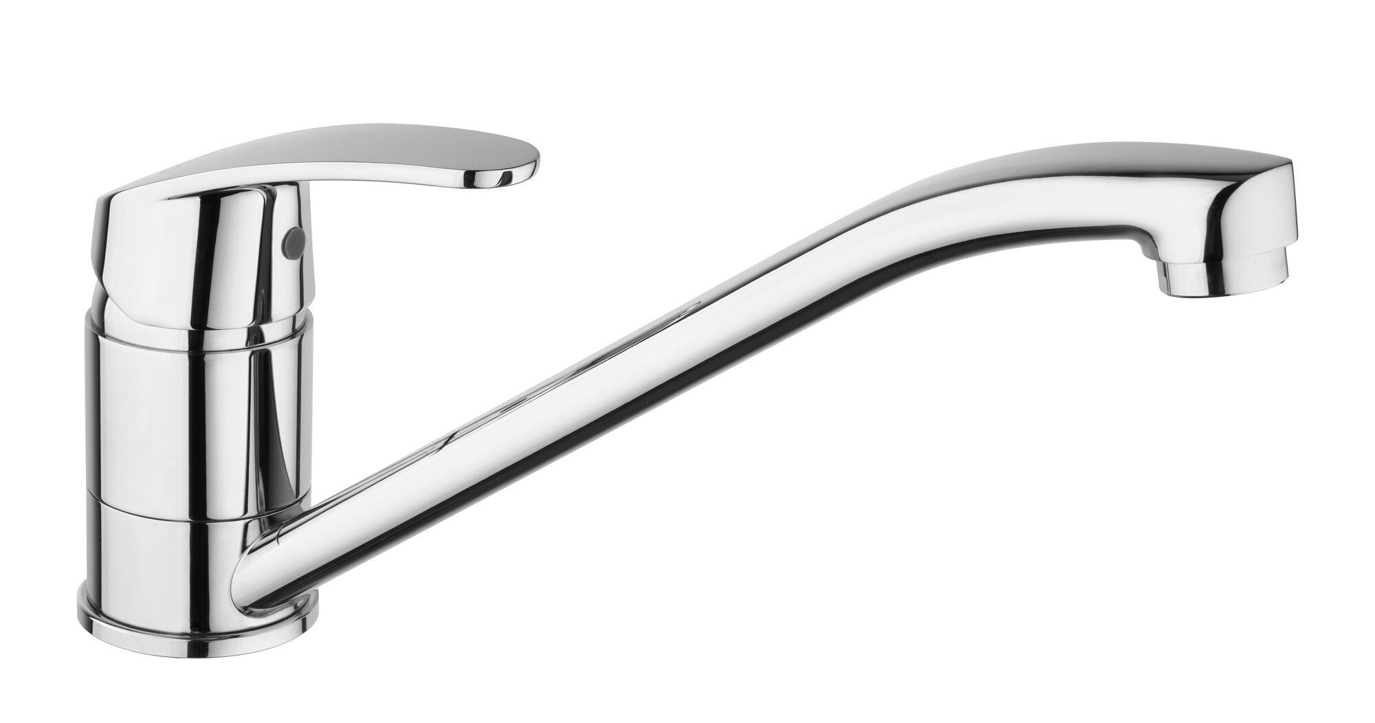Rubinetto da cucina a doccetta diagonale Cesare cromo lucido PAINI ...