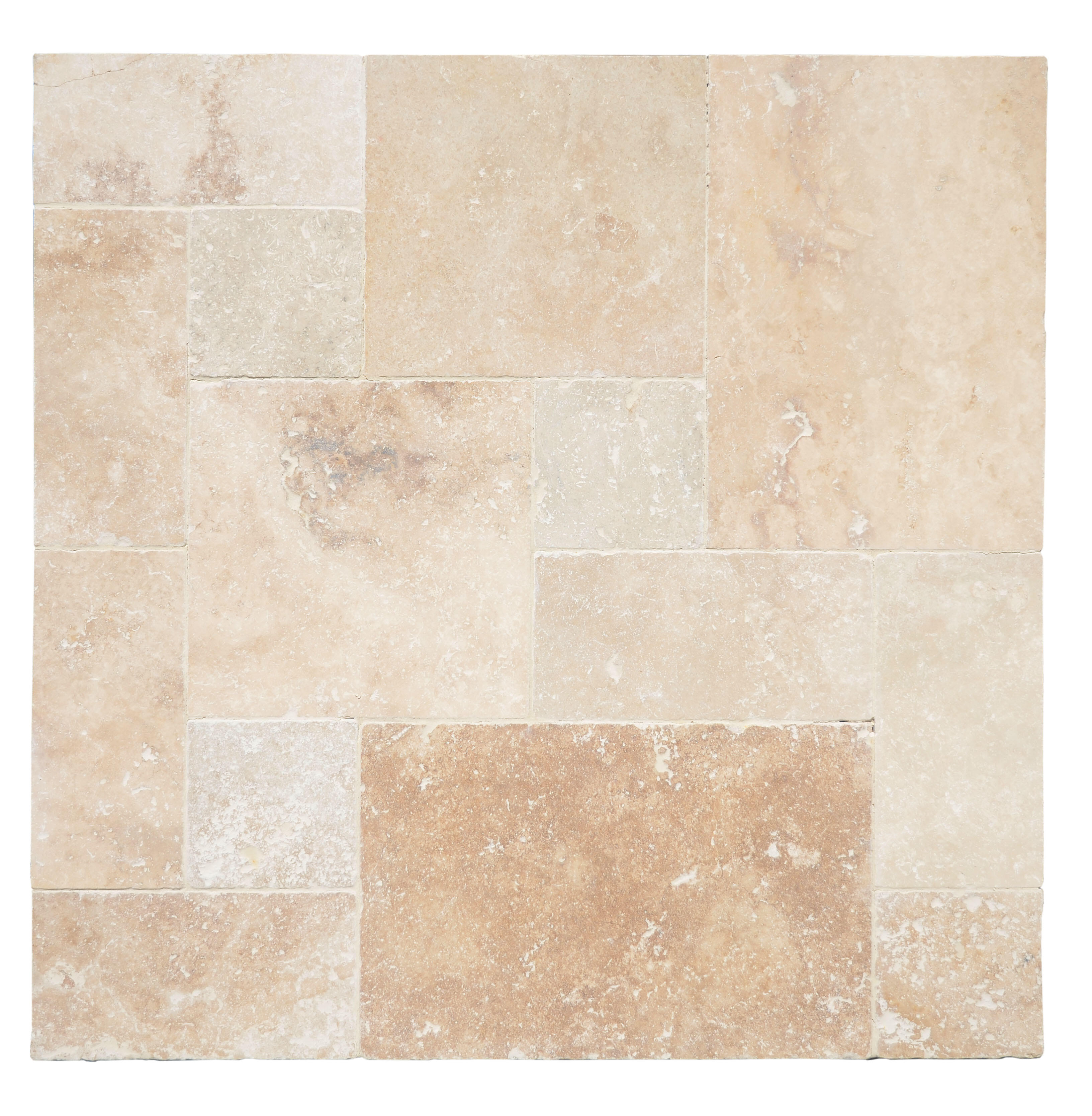 Travertin sol/mur opus casa classic opus romain l.40.6 x L.61 cm ...