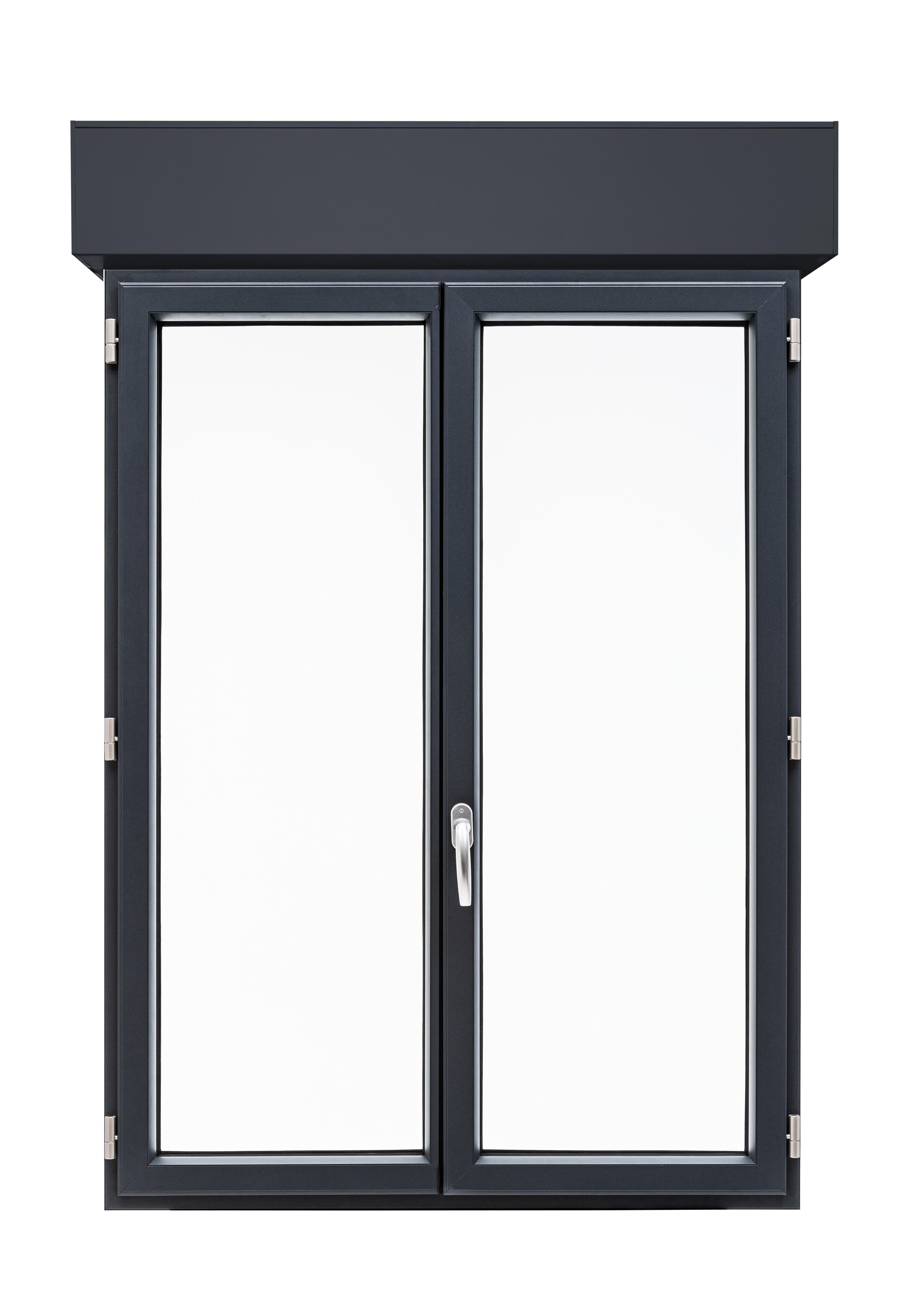 Fenêtre avec volet roulant alu Essentiel H.135xl.120cm gris ant. 2 ...