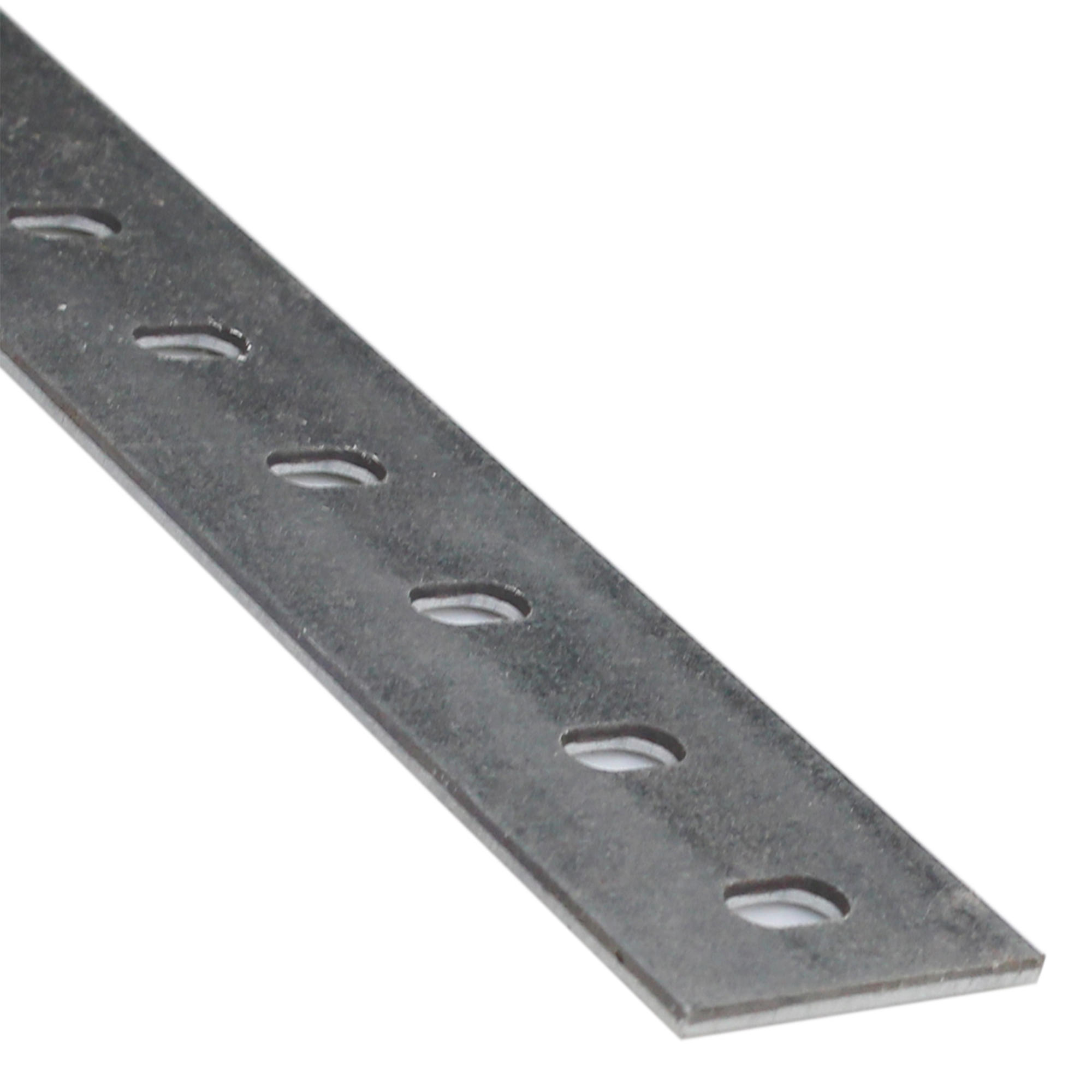 Plat acier galvanisé gris perforé, L.1000 mm | Leroy Merlin