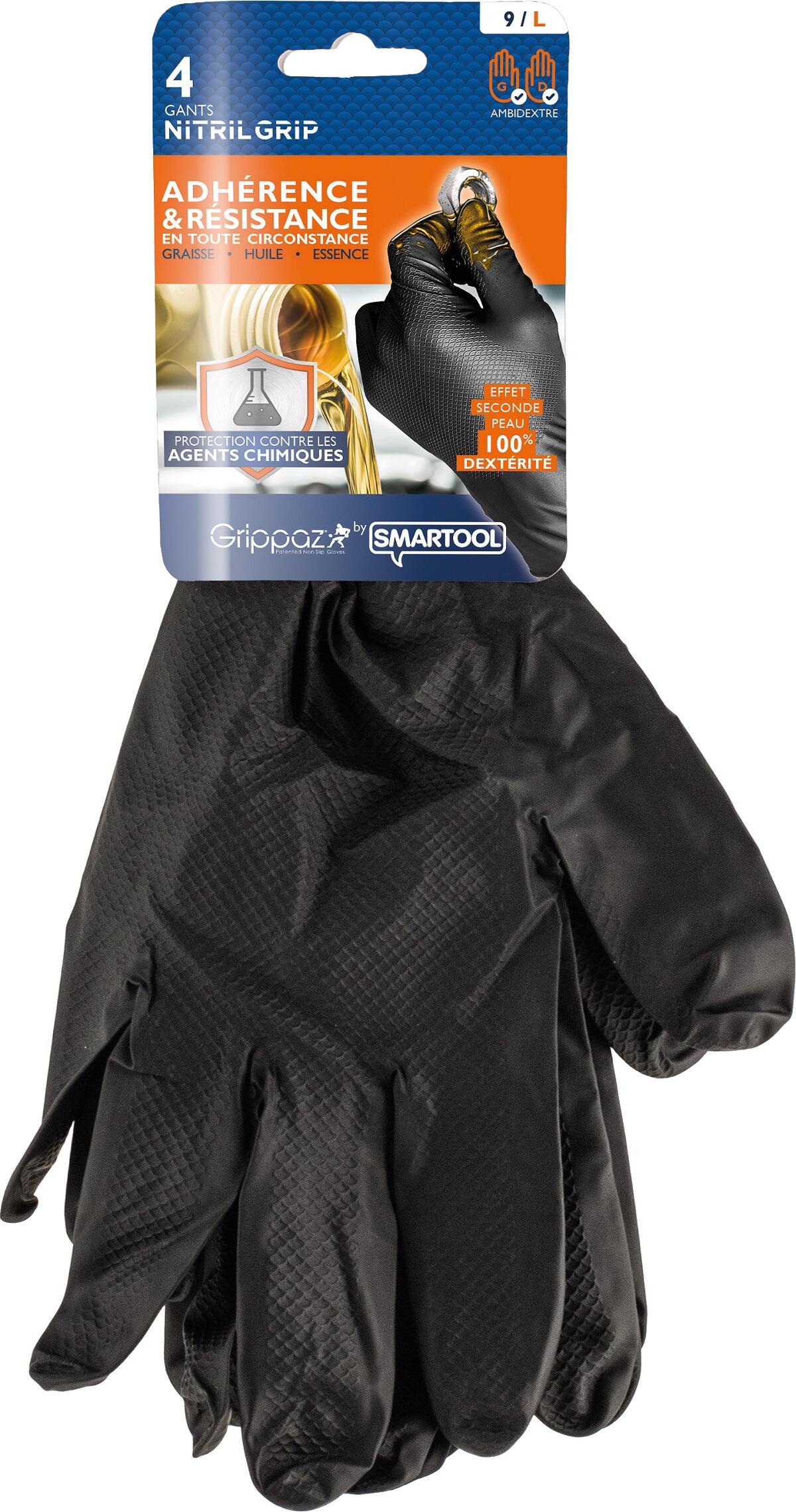 Gants pour les travaux chimiques, T 9 SMARTOOL | Leroy Merlin