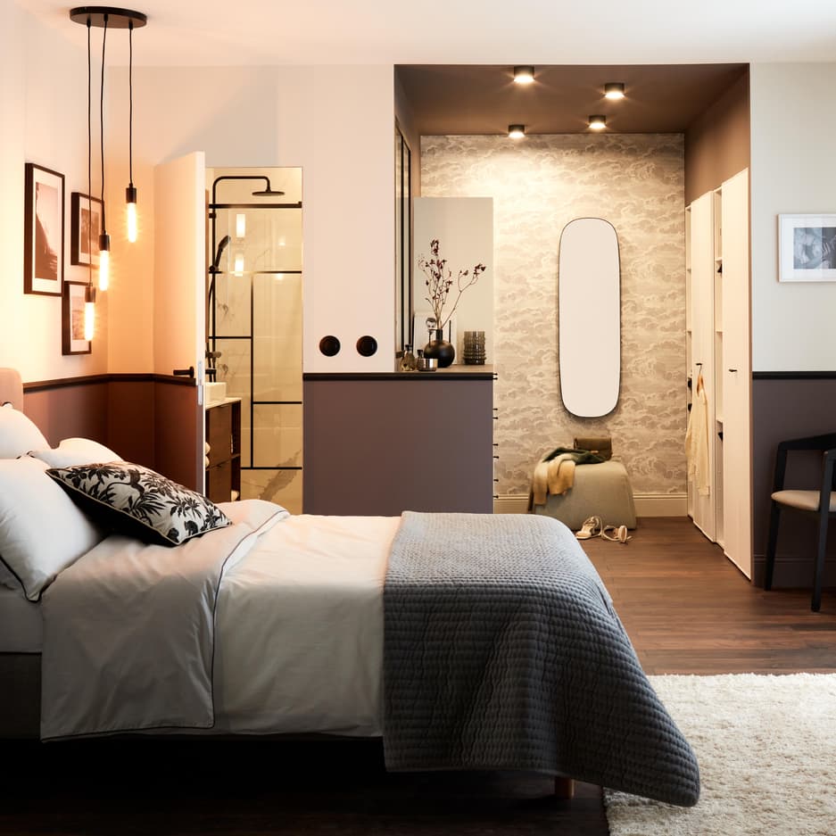 Une suite parentale avec salle de bains et dressing | Leroy Merlin