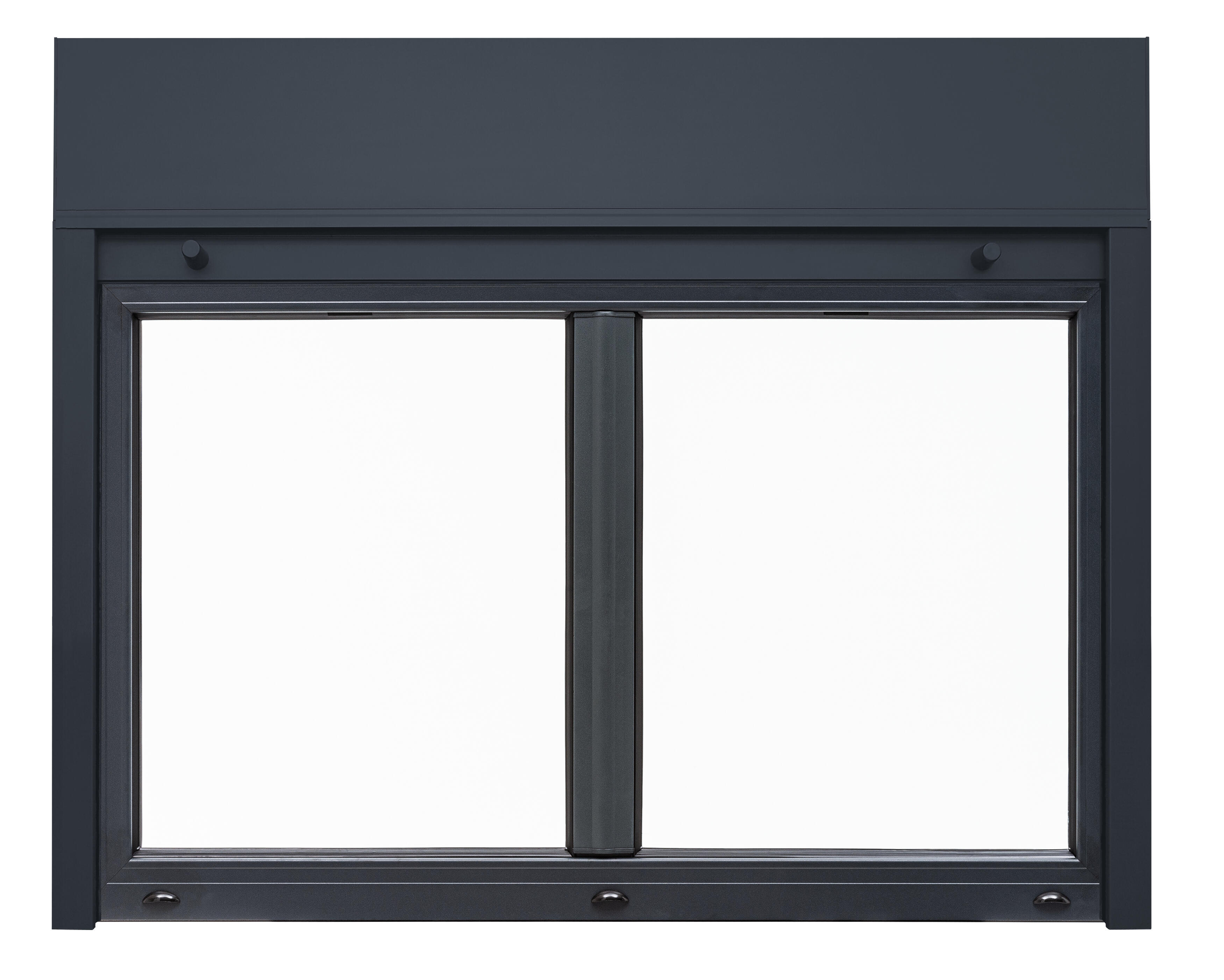 Fenêtre av.volet roulant alu Essentiel H.75xL.120cm 2 vt gris ...