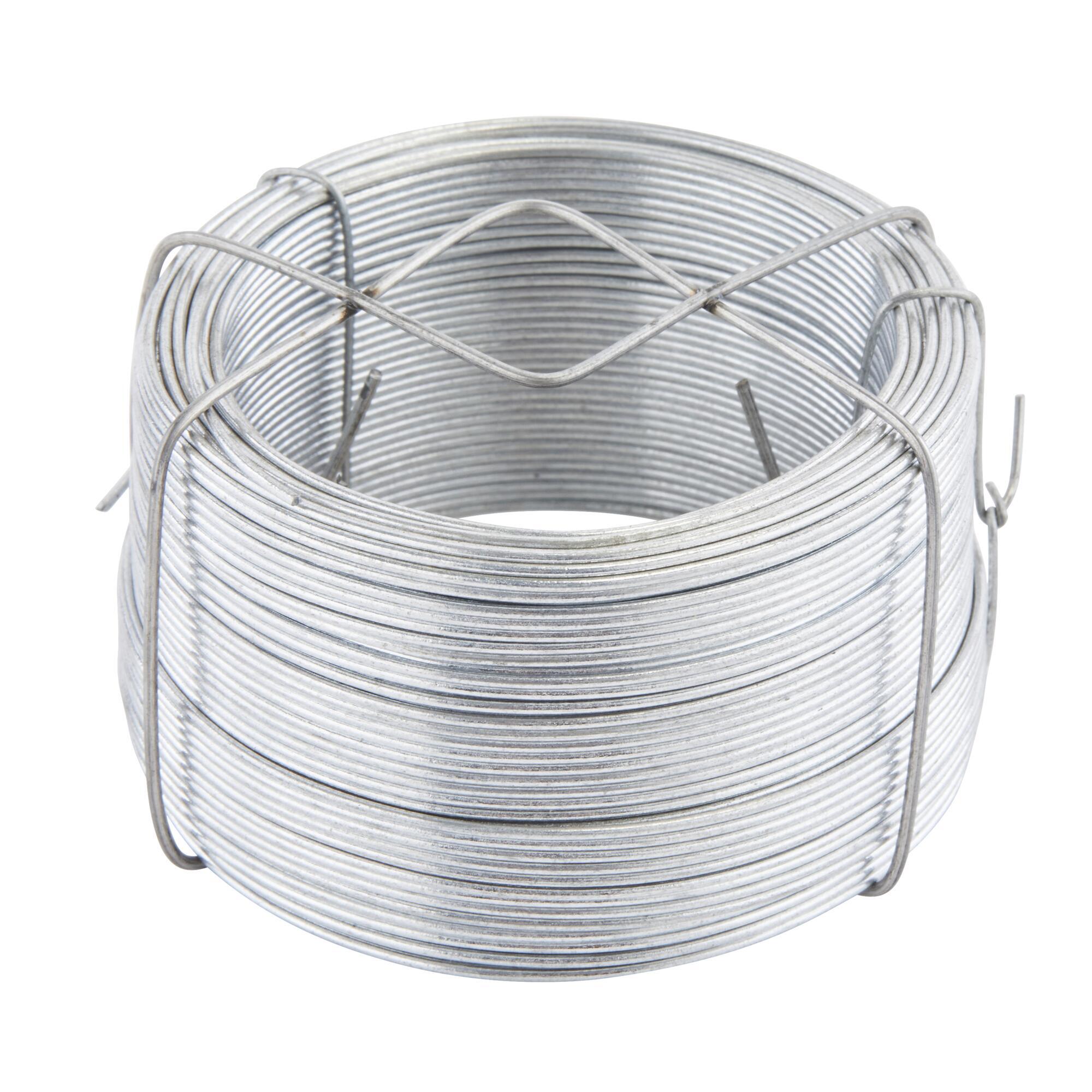 Fil acier galvanisé gris STANDERS, Diam.1.1 mm x L.50 m | Leroy Merlin