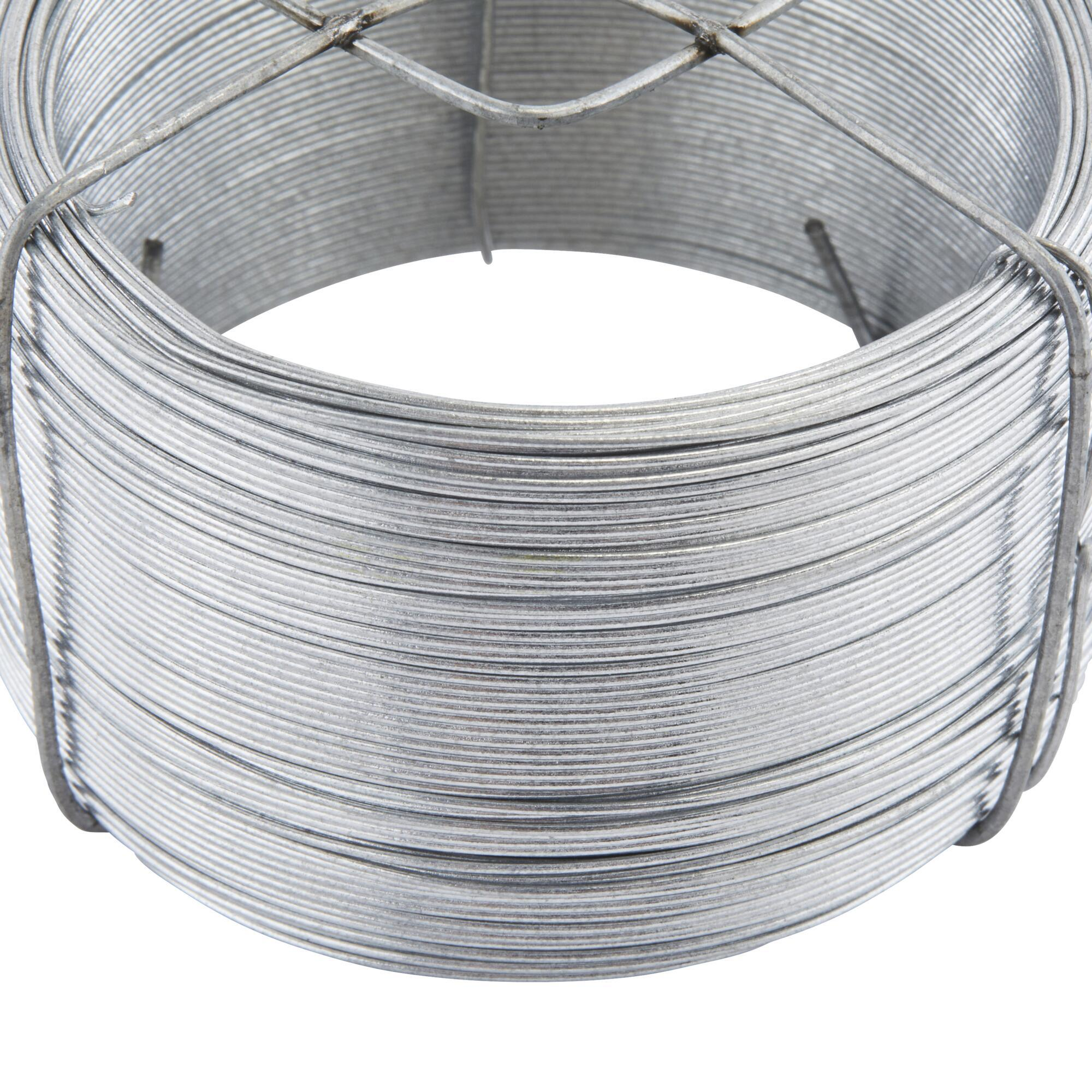 Fil acier galvanisé gris STANDERS, Diam.0.7 mm x L.75 m | Leroy Merlin