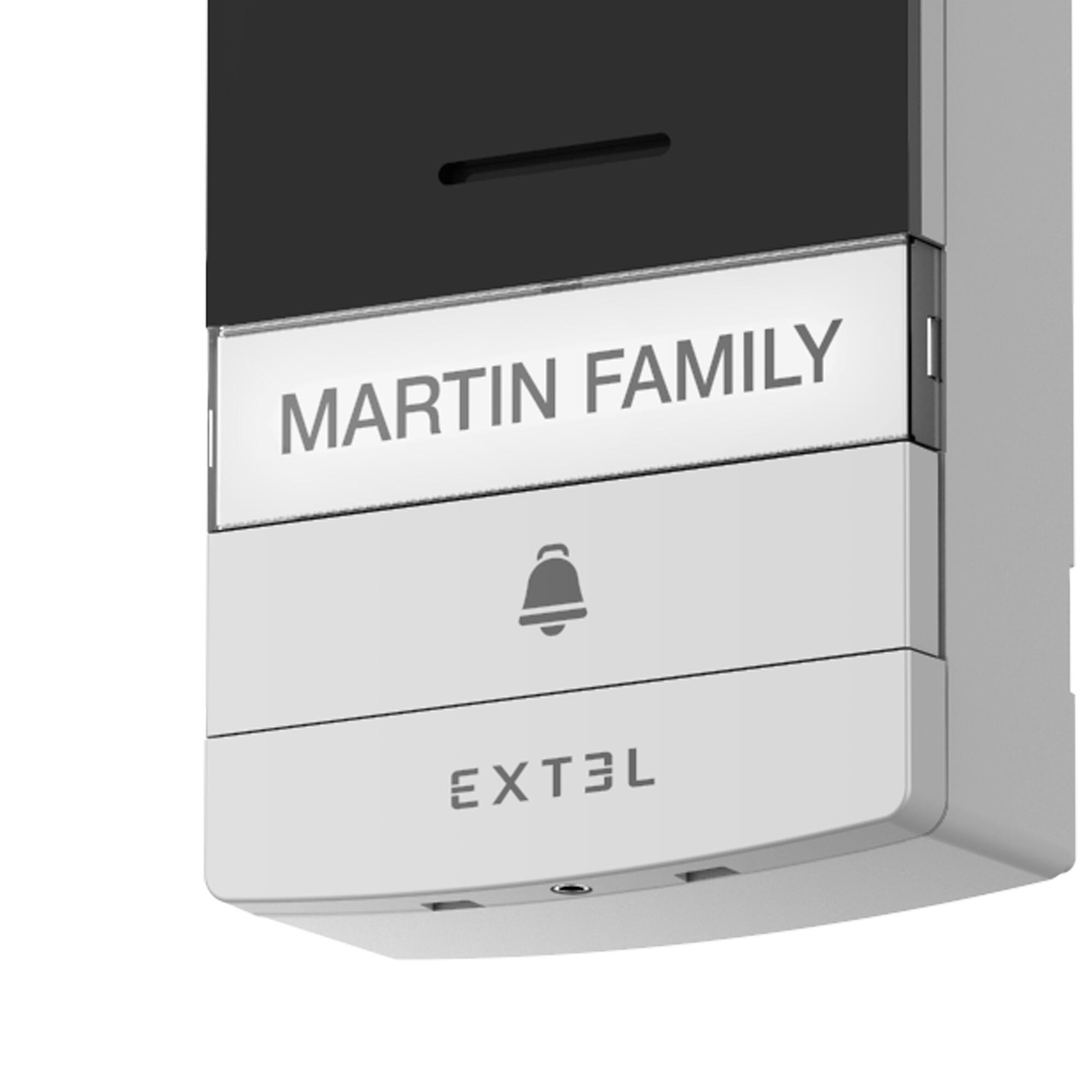 Videocitofono WiFi connesso EXTEL CODE CONNECT 2 fili TFT LCD 7 ...