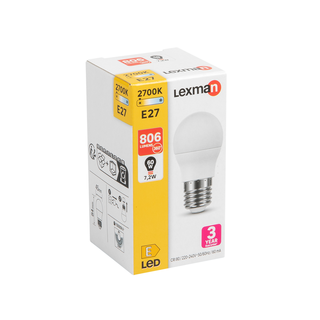 ΛΑΜΠΑ LED LEXMAN P45 E27 4.2W