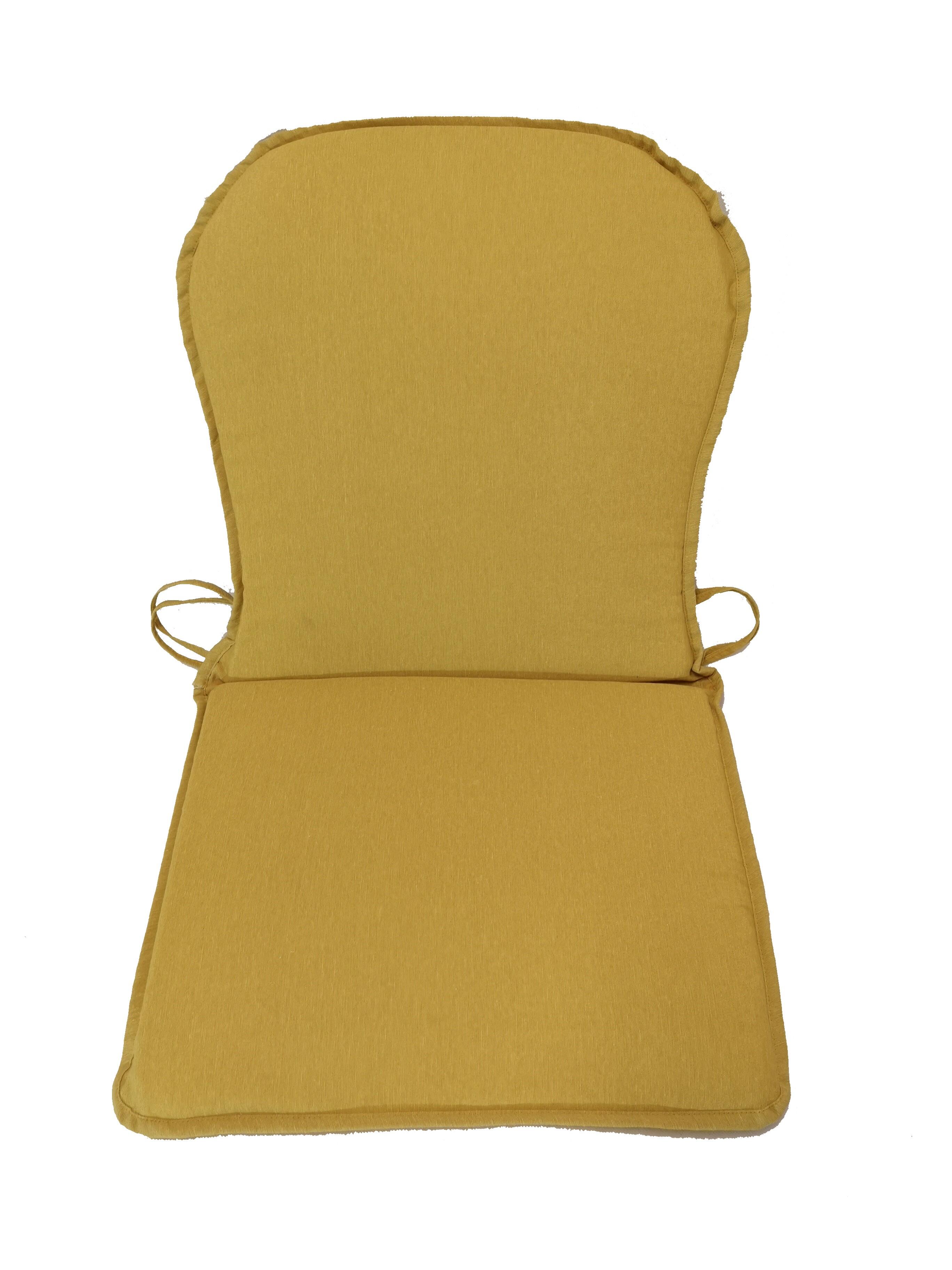 Cojín de silla NATERIAL amarillo 45x85 cm | Leroy Merlin