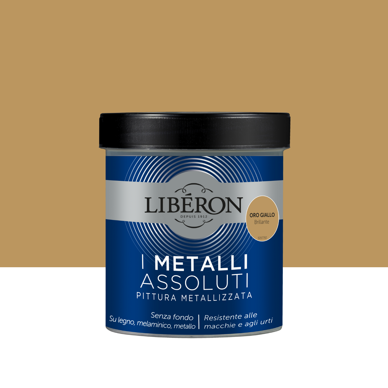 Pittura LIBÉRON I METALLI ASSOLUTI 0.5 L oro giallo brillante ...
