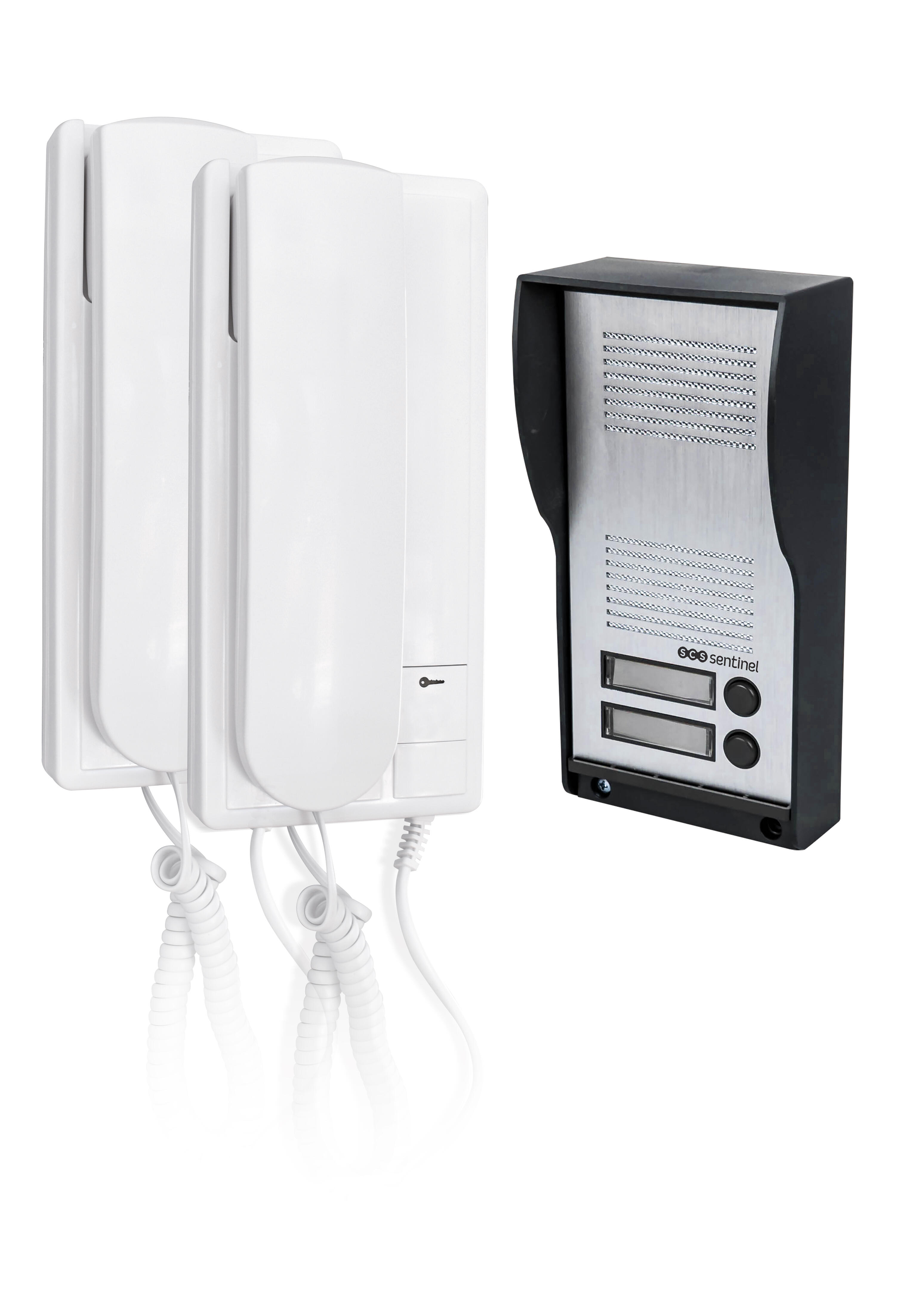 Citofono con filo SCS SENTINEL AUDIOKIT DUO 2 fili 2 pulsanti, 16 ...