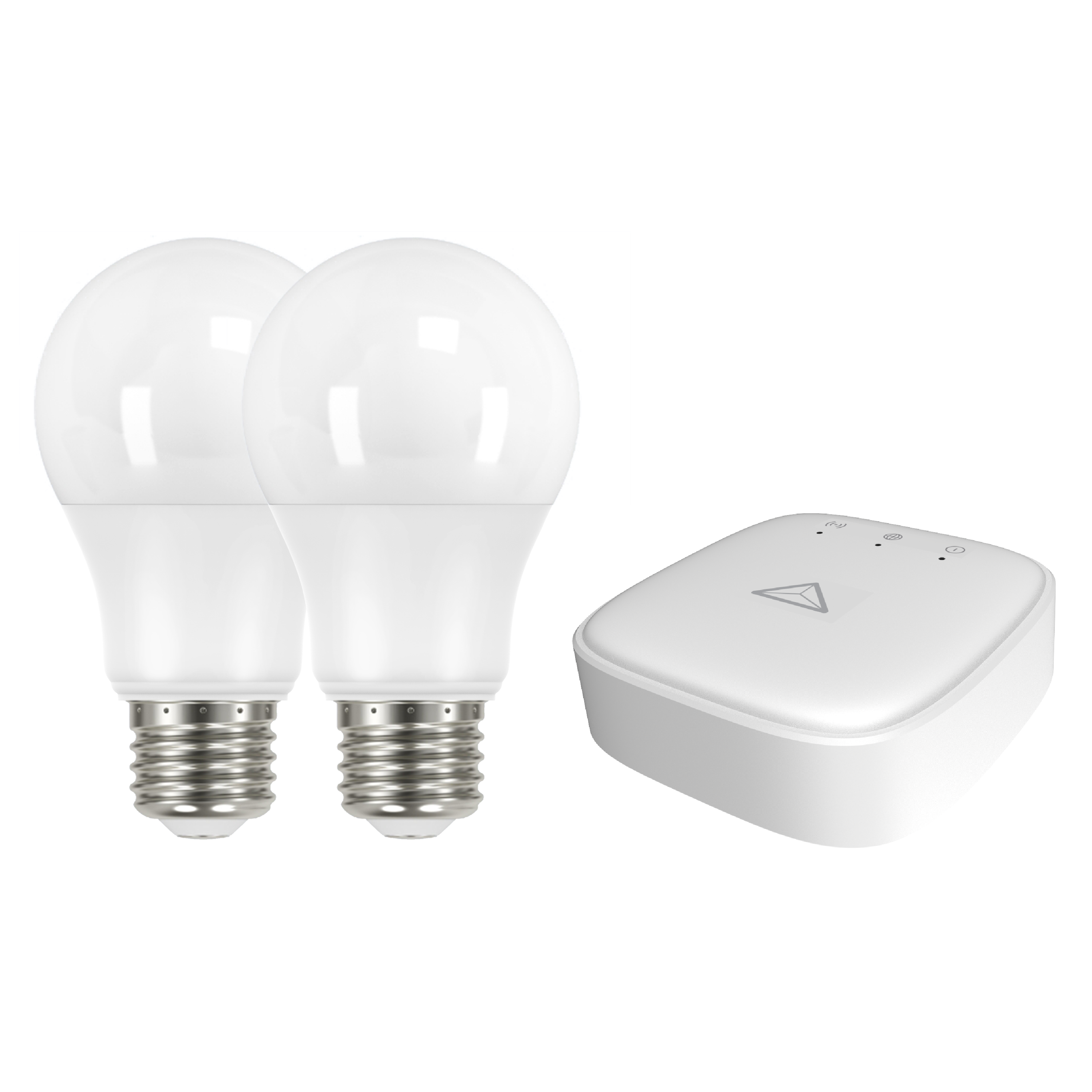 Kit de 2 ampoules connectées led E27, 60W, LEXMAN + Box ENKI Connect ...