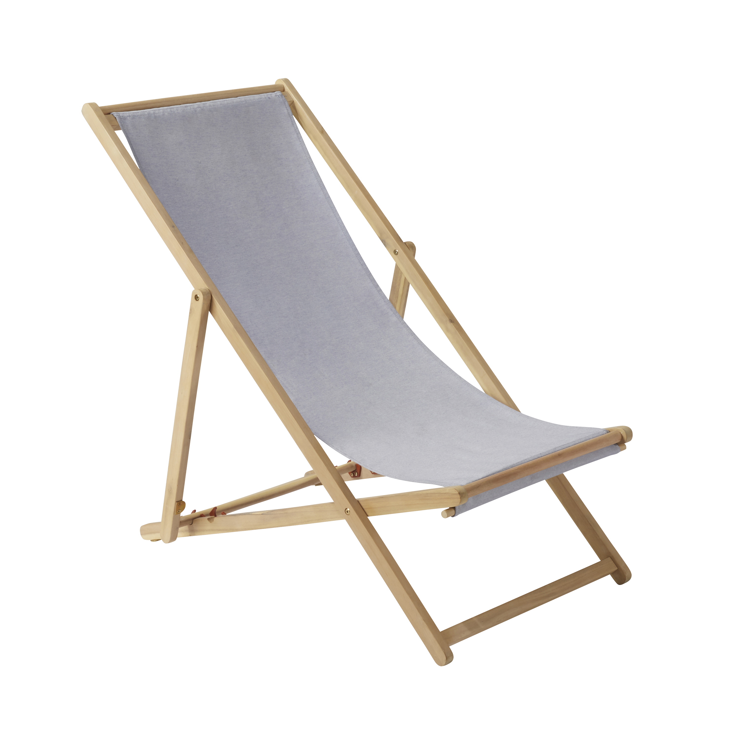 Chilienne de jardin NATERIAL Solis en acacia bleu | Leroy Merlin