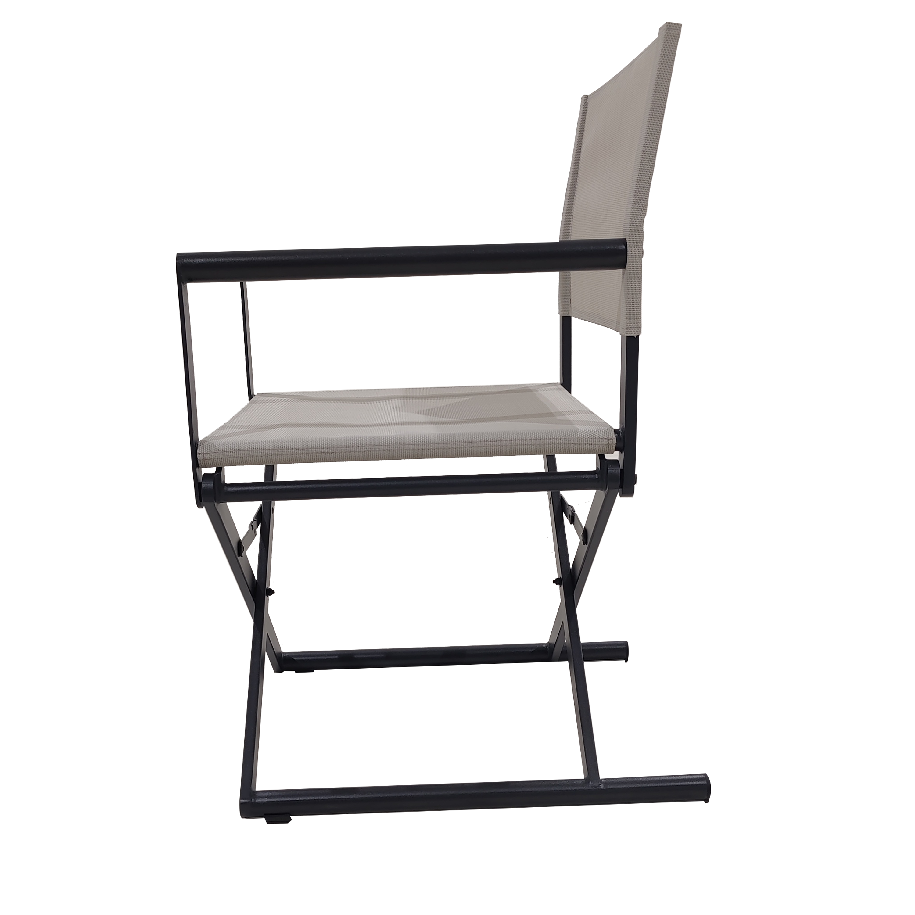 Silla de jardín NATERIAL Ixia Origami Sling de acero gris | Leroy Merlin