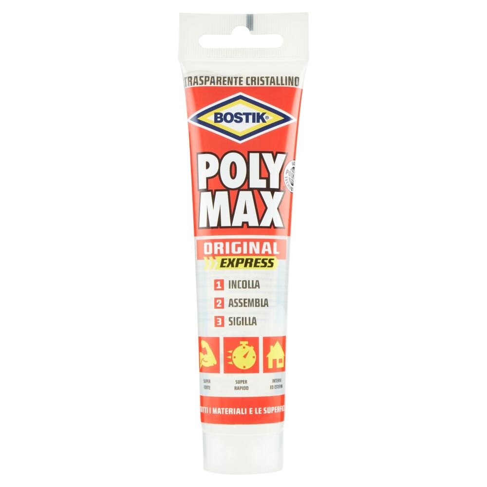 Colla per fissare BOSTIK Poly Max Cristal trasparente 115 gr | Leroy Merlin