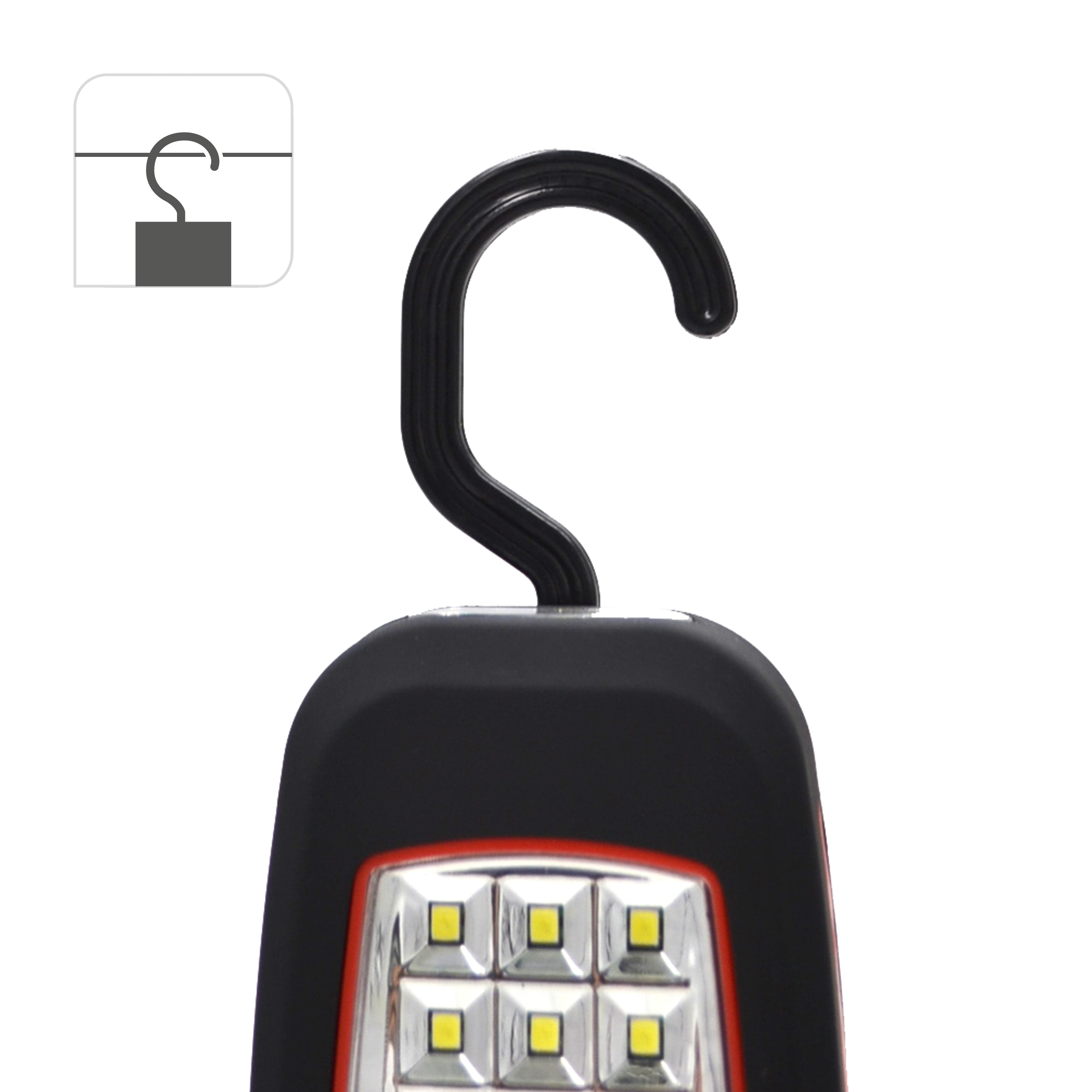 Linterna LED LEXMAN Imán 160 lm | Leroy Merlin