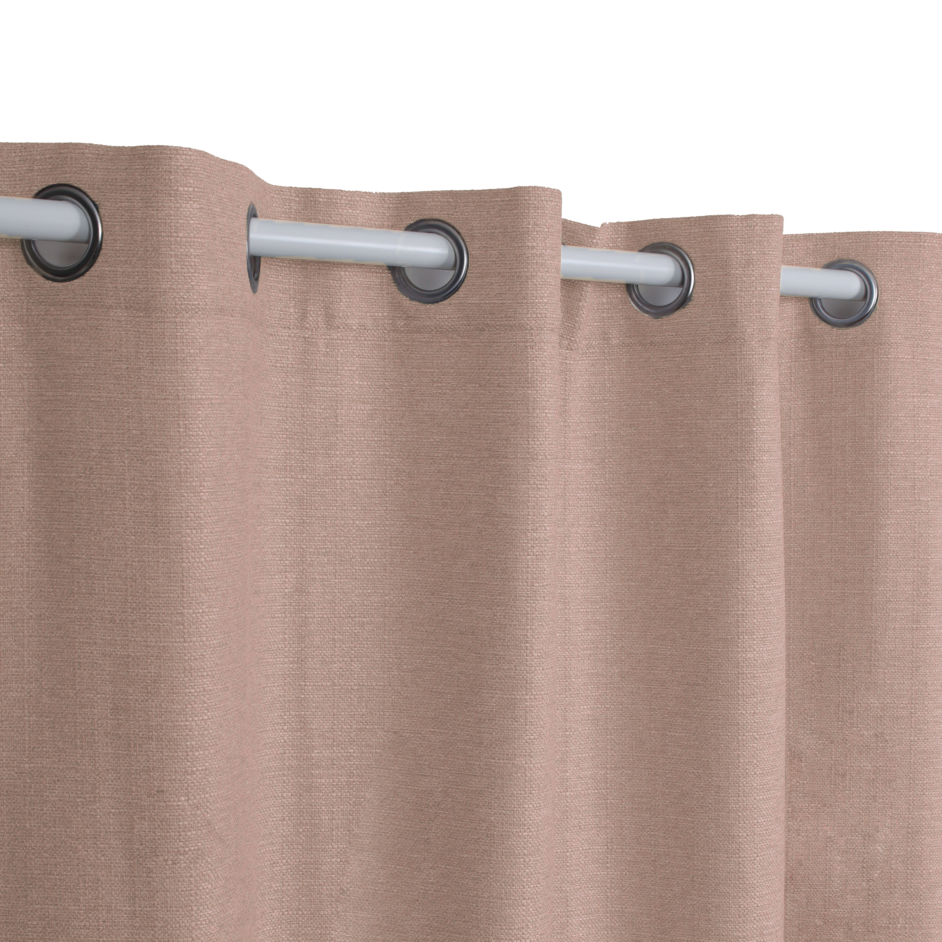 Rideau tamisant, Lidia, rose H.280 x l.140 cm INSPIRE | Leroy Merlin