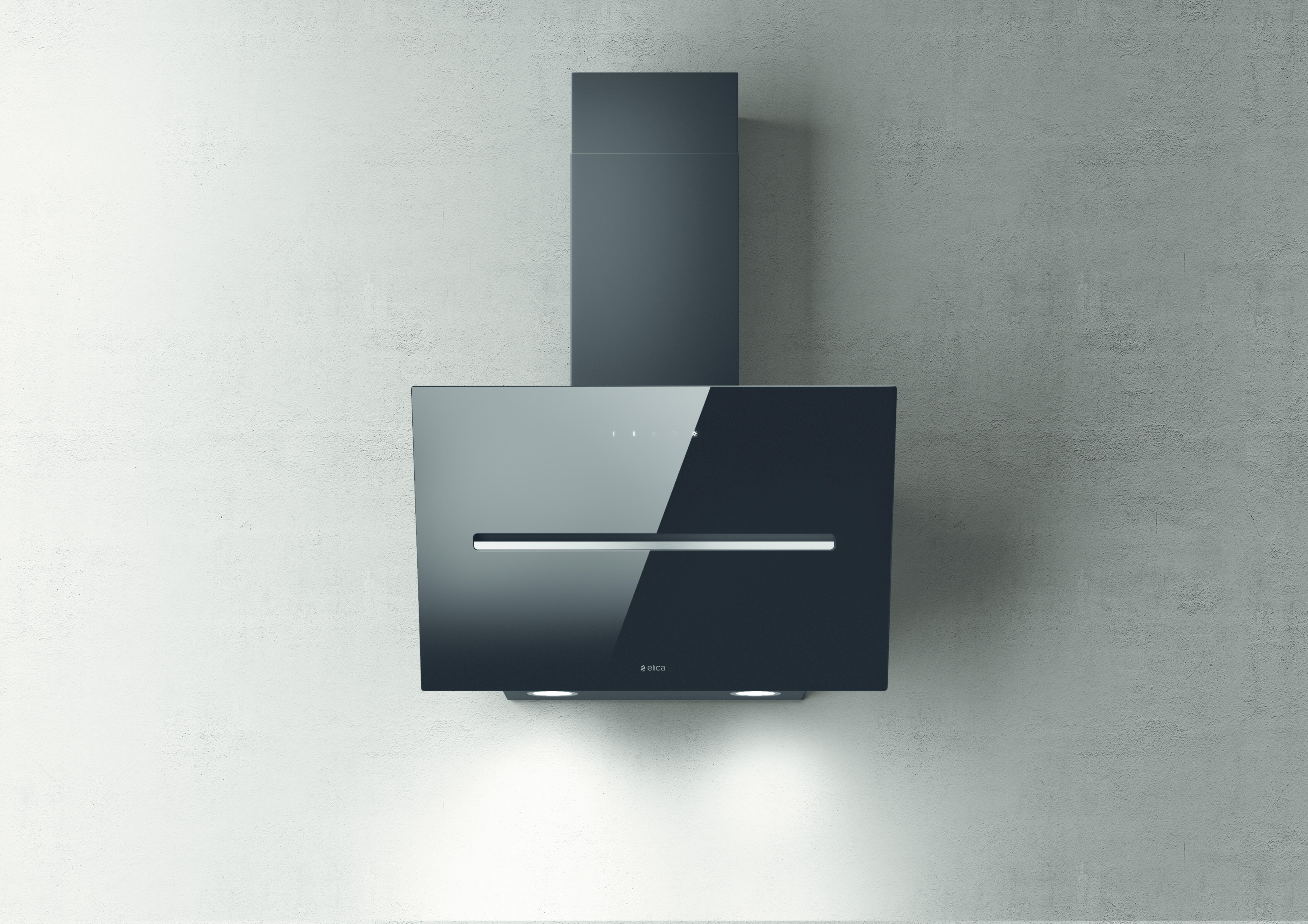 Hotte inclinée L59.8 cm SHY S BL/A/60 ELICA Noir | Leroy Merlin