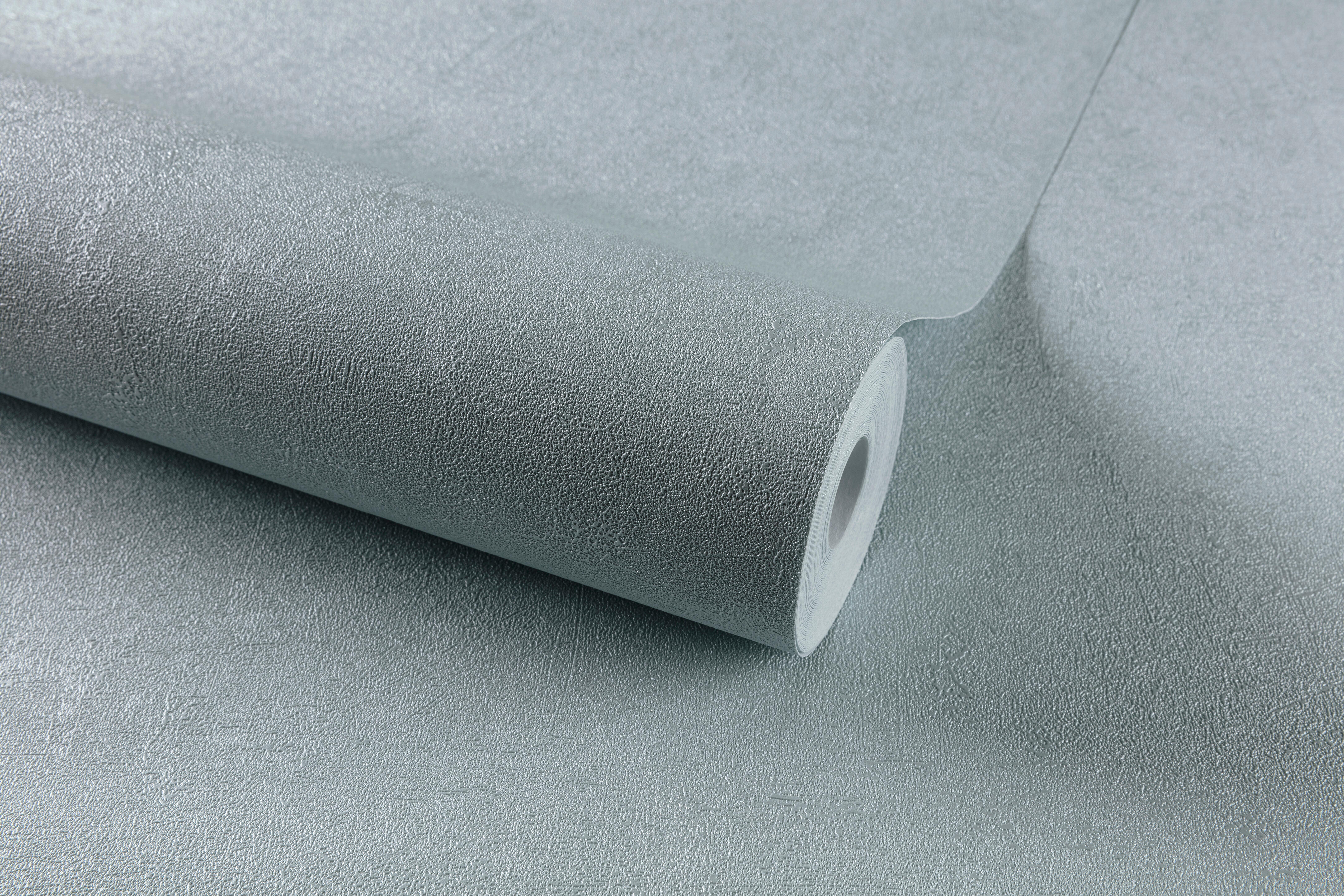 Papier peint intissé Béton métal INSPIRE bleu | Leroy Merlin