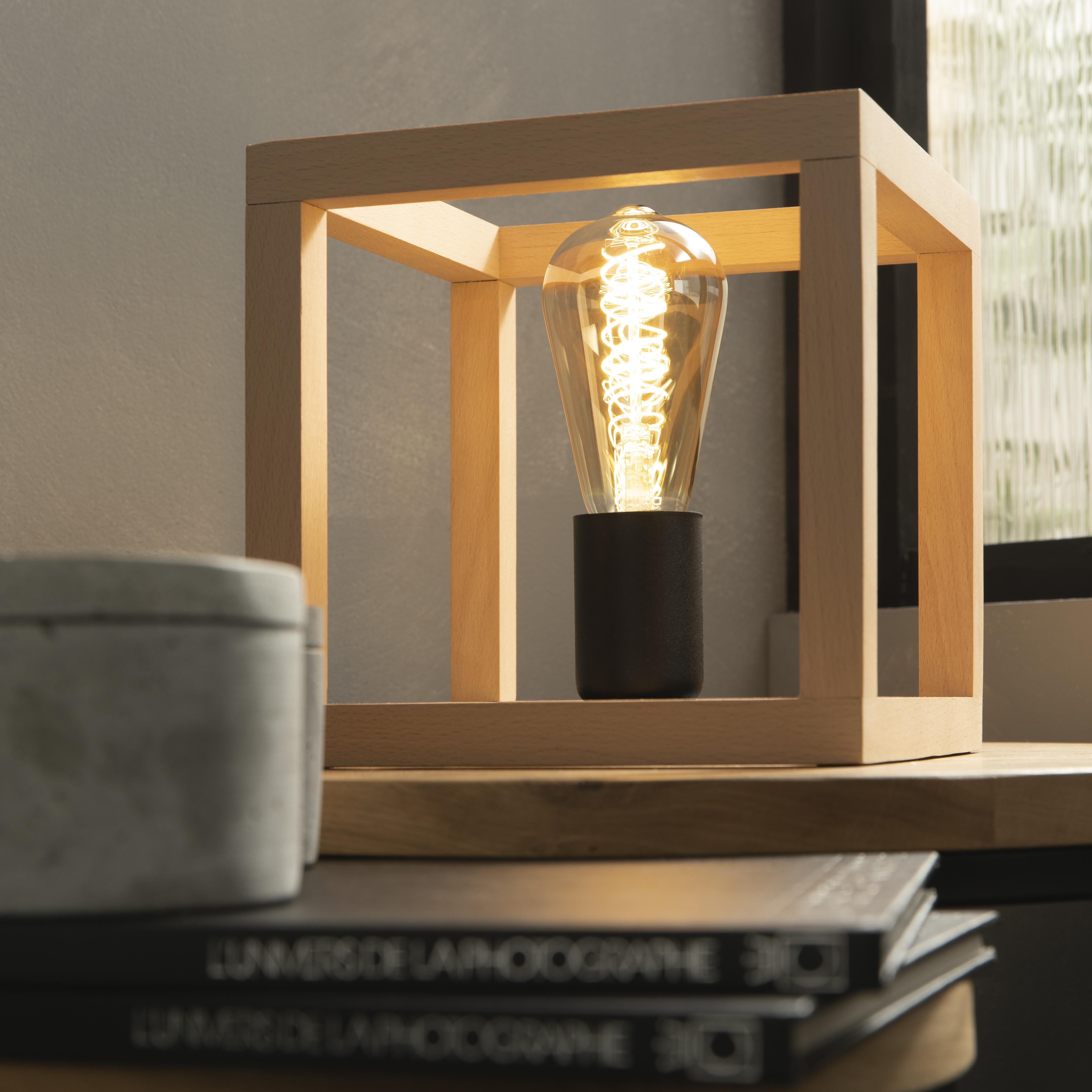 Ampoule led déco, filament carbone, Edison, E27, 500lm, blanc chaud ...