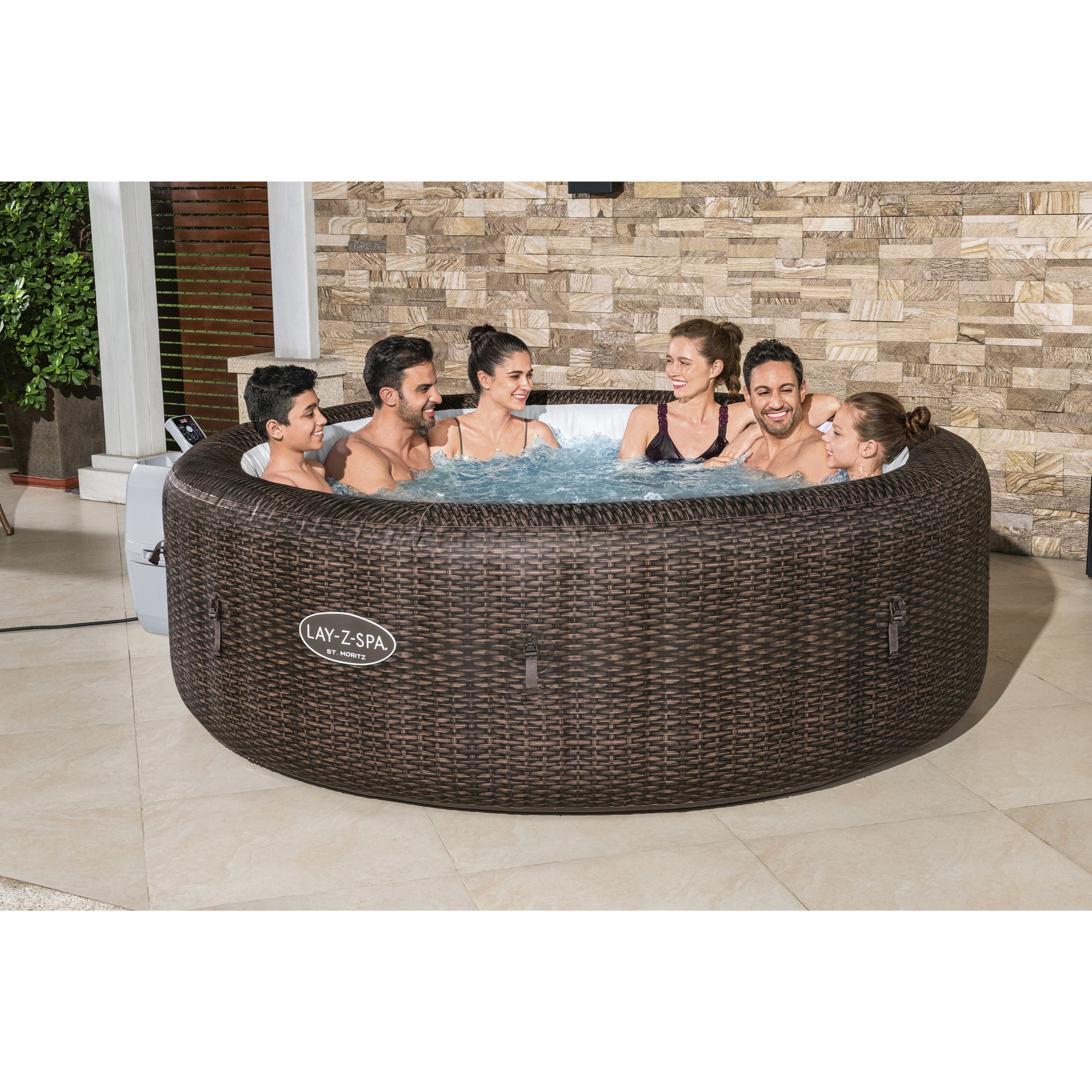 Idromassaggio da esterno gonfiabile BESTWAY LAY-Z-SPA- St Morit z ...